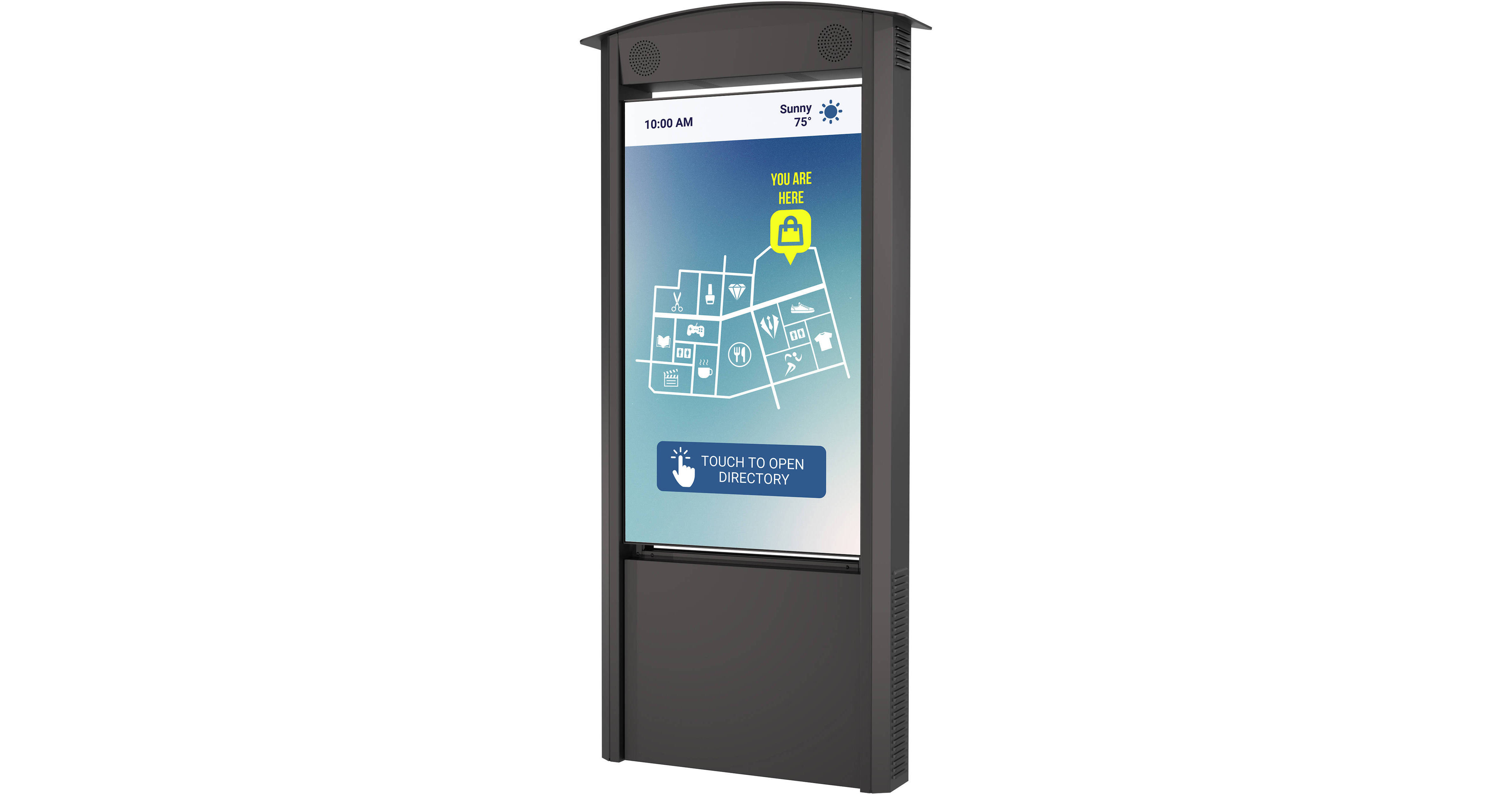 Peerless-AV Dual-Sided Smart City Kiosk with 55" KOP55XHB2-A B&H