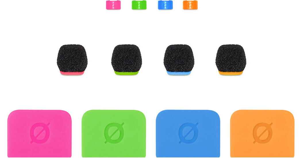 RODE COLORS 3 Set of Color-Coded Windshields, Rings & COLORS3