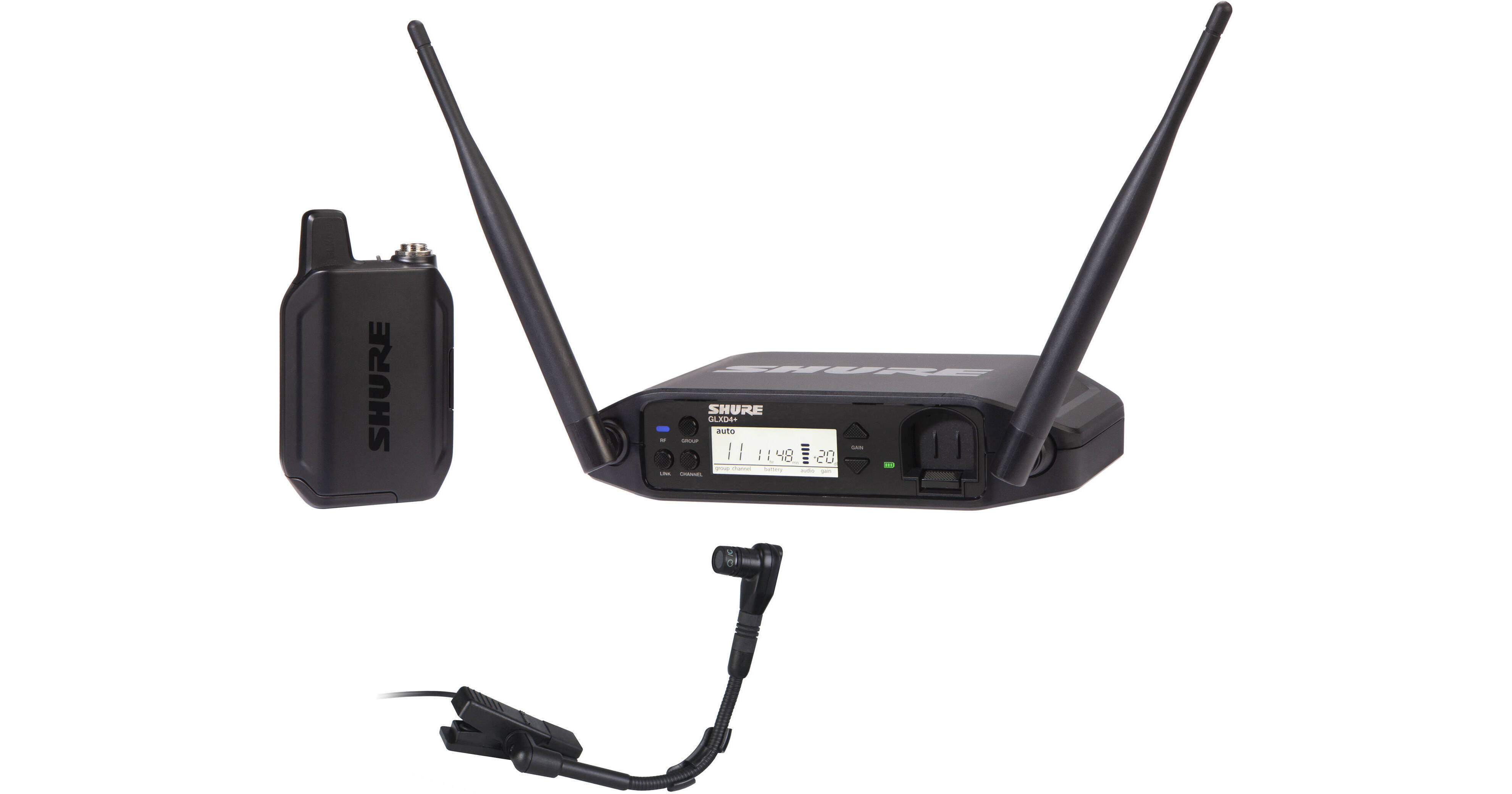 Shure GLXD14+ Dual-Band Wireless Instrument System