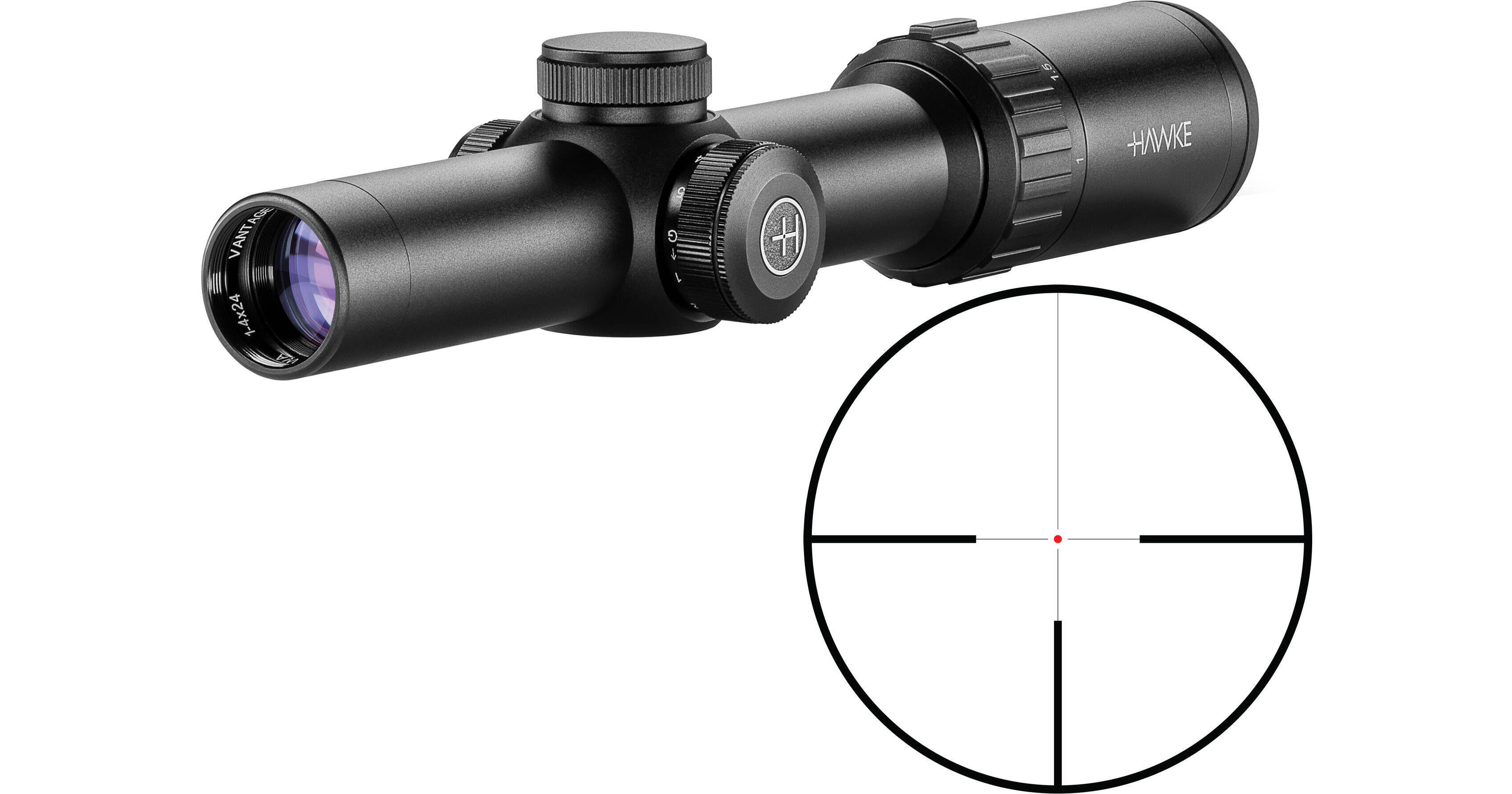 Hawke Sport Optics 1-4x24 Vantage 30 WA Riflescope 14500 B&H