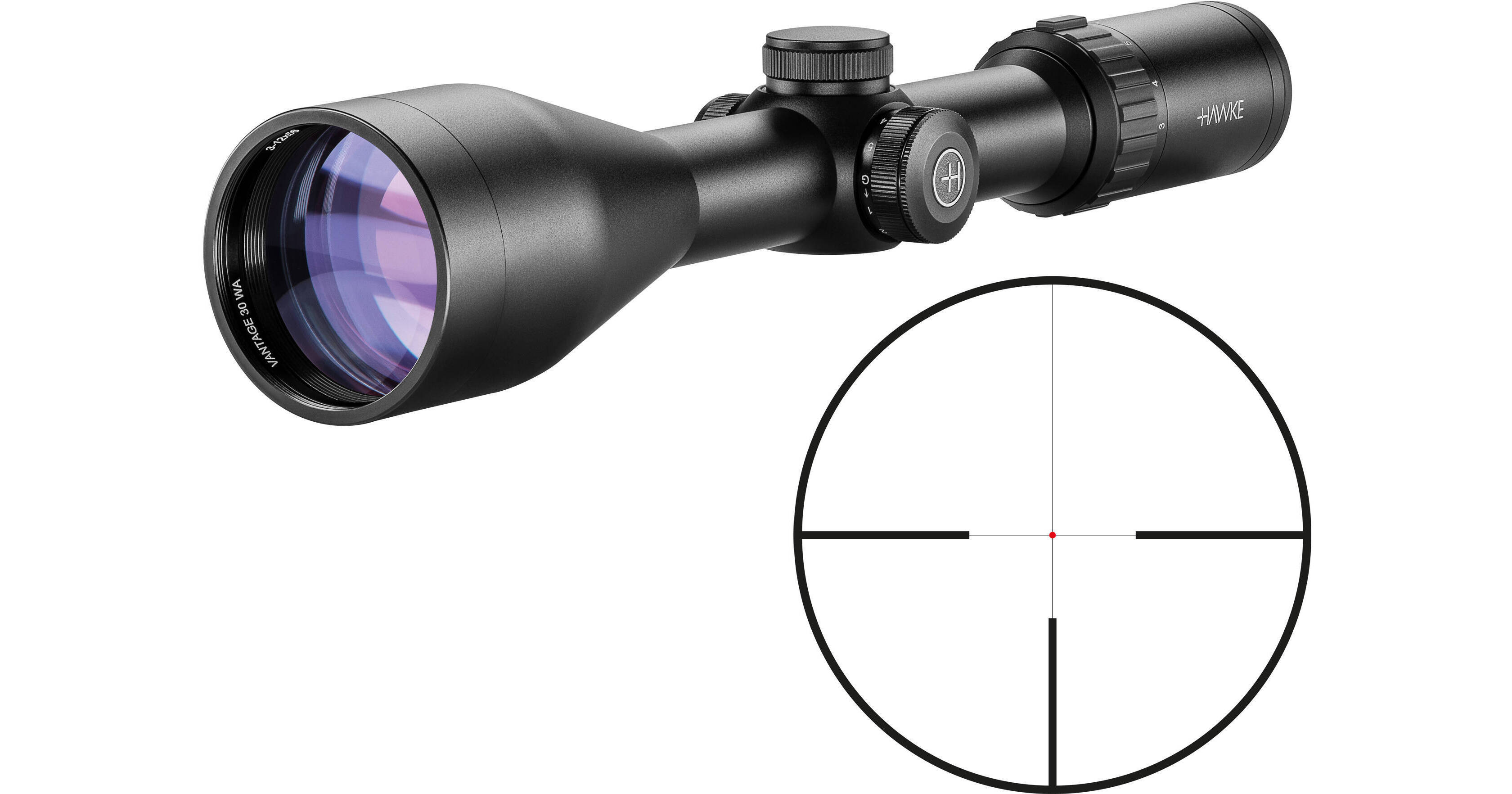 Hawke Sport Optics 3-12x56 Vantage 30 WA Riflescope 14540 B&H