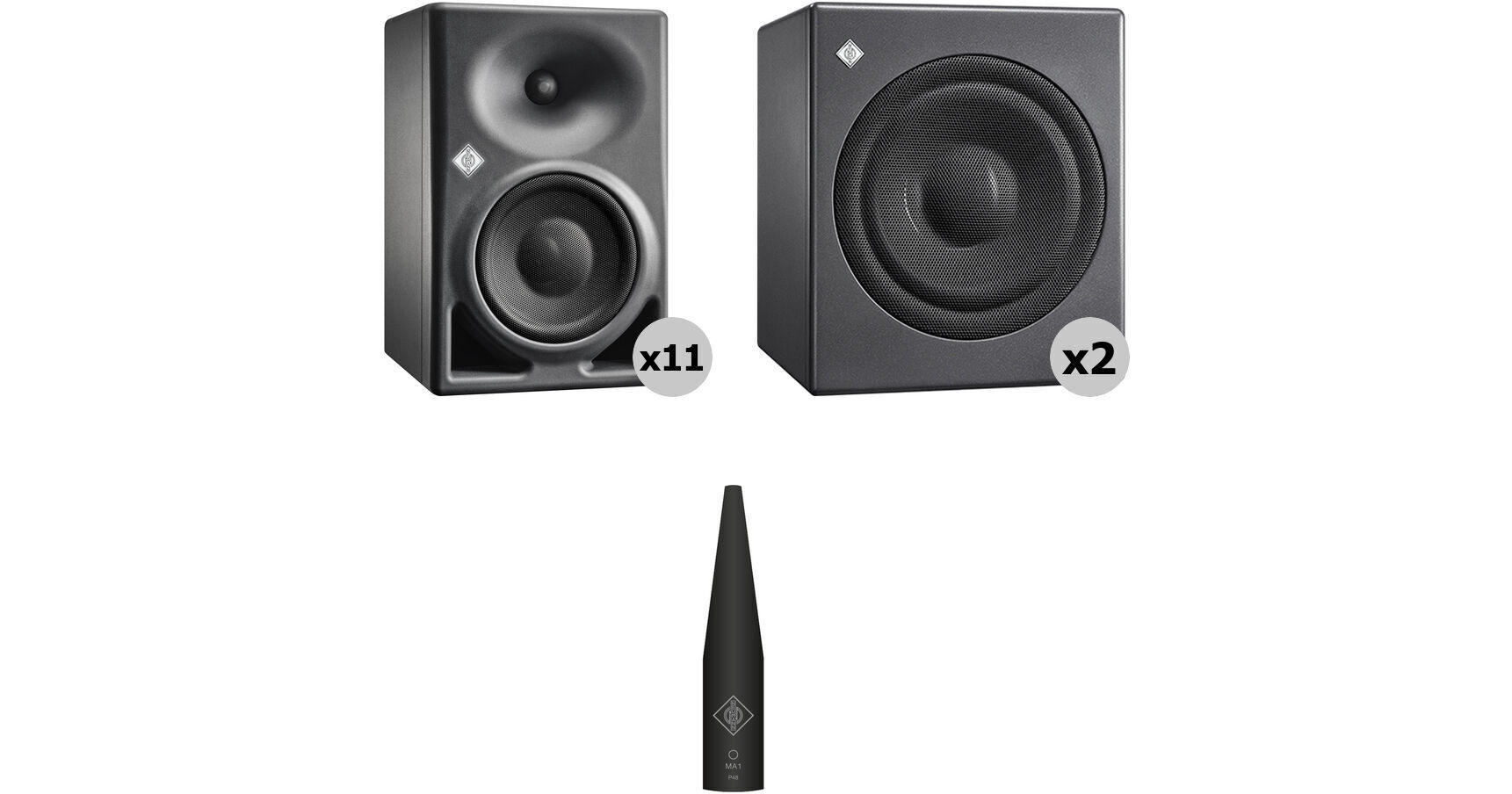 Neumann KH 150 AES67 Active 7.2.4 Dolby Atmos Studio Monitor Kit