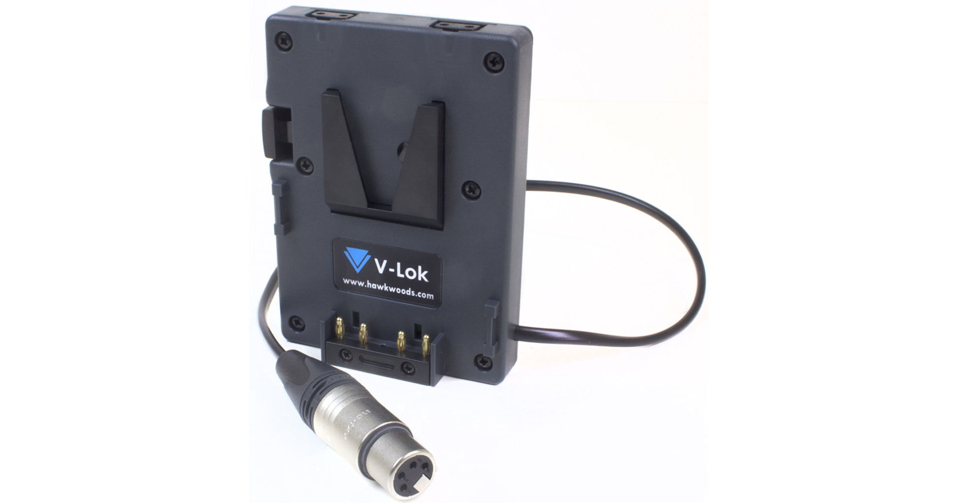 Hawk-Woods VL-A1M V-Mount Power Adapter to XLR 4-Pin Female