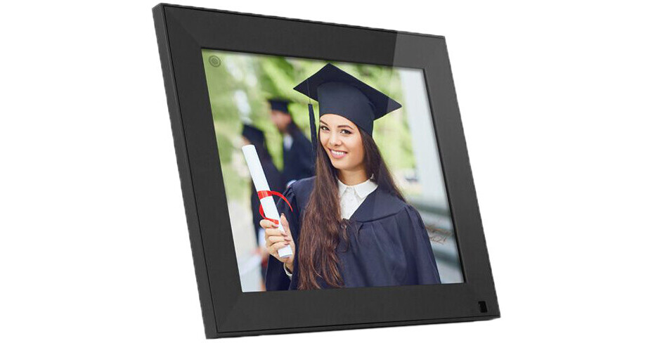 Aluratek 9" Digital Photo Frame with Wi-Fi, Motion Sensor,