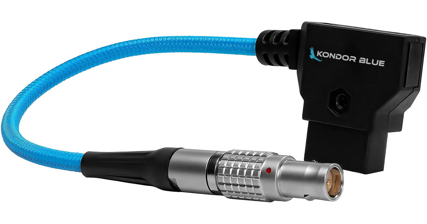 Kondor Blue D-Tap to 2-Pin LEMO Female Adapter KB-DTAP-FLEMO2P-6
