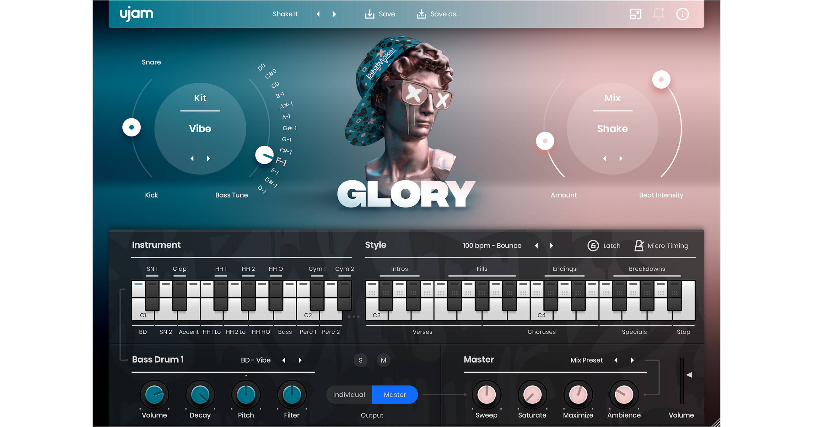 Ujam Beatmaker 2 GLORY Virtual Instrument BEATMAKER GLORY B&H