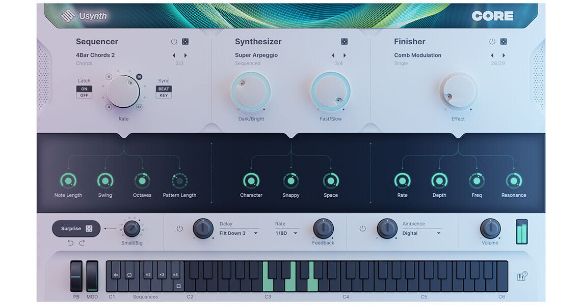 Ujam Usynth Core Synth Instrument Plug-In USYNTH-CORE B&H Photo