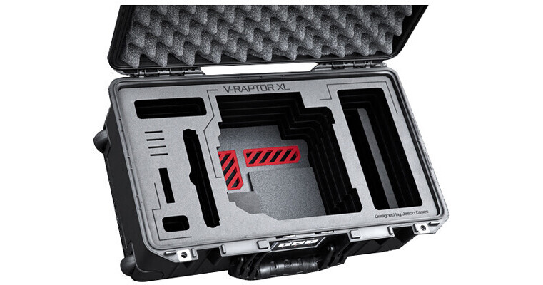 Jason Cases Wheeled Compact Hard Case for RED RAPTOR XL