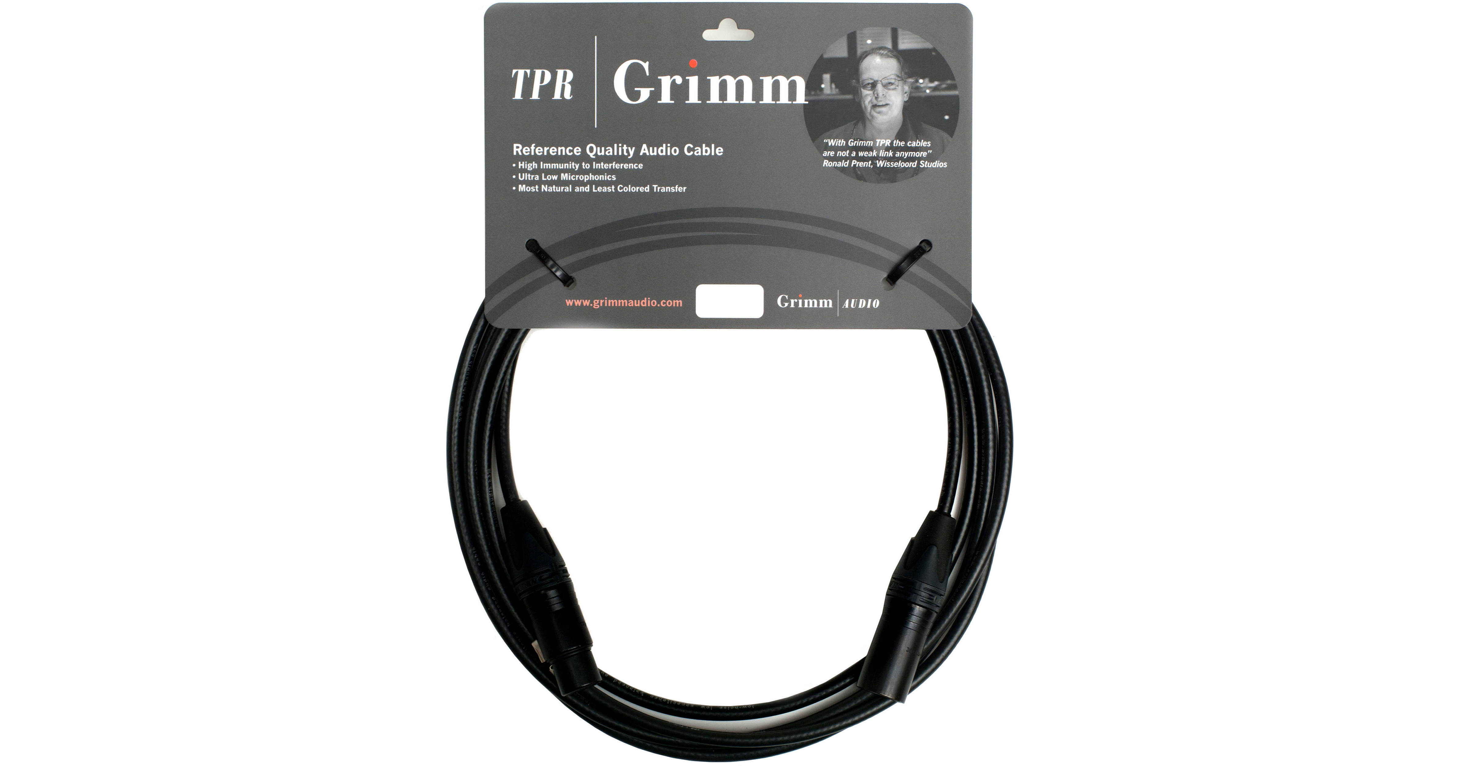 Grimm Audio Twisted Pair Reference XLR Cable TPR3S B&H Photo