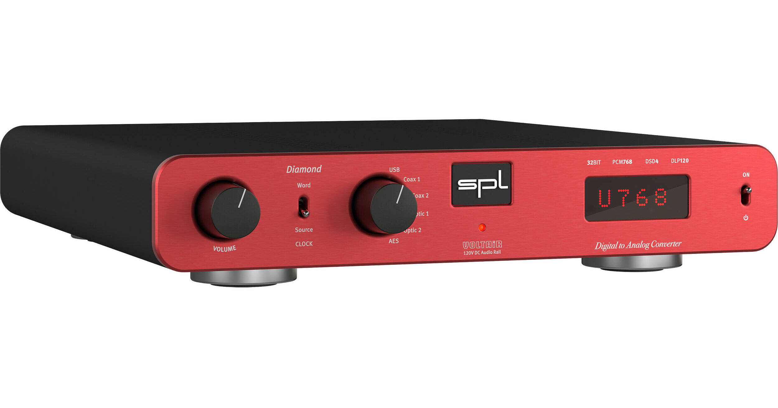 SPL Diamond Desktop DAC and Preamplifier (Red) 1964 B&H Photo