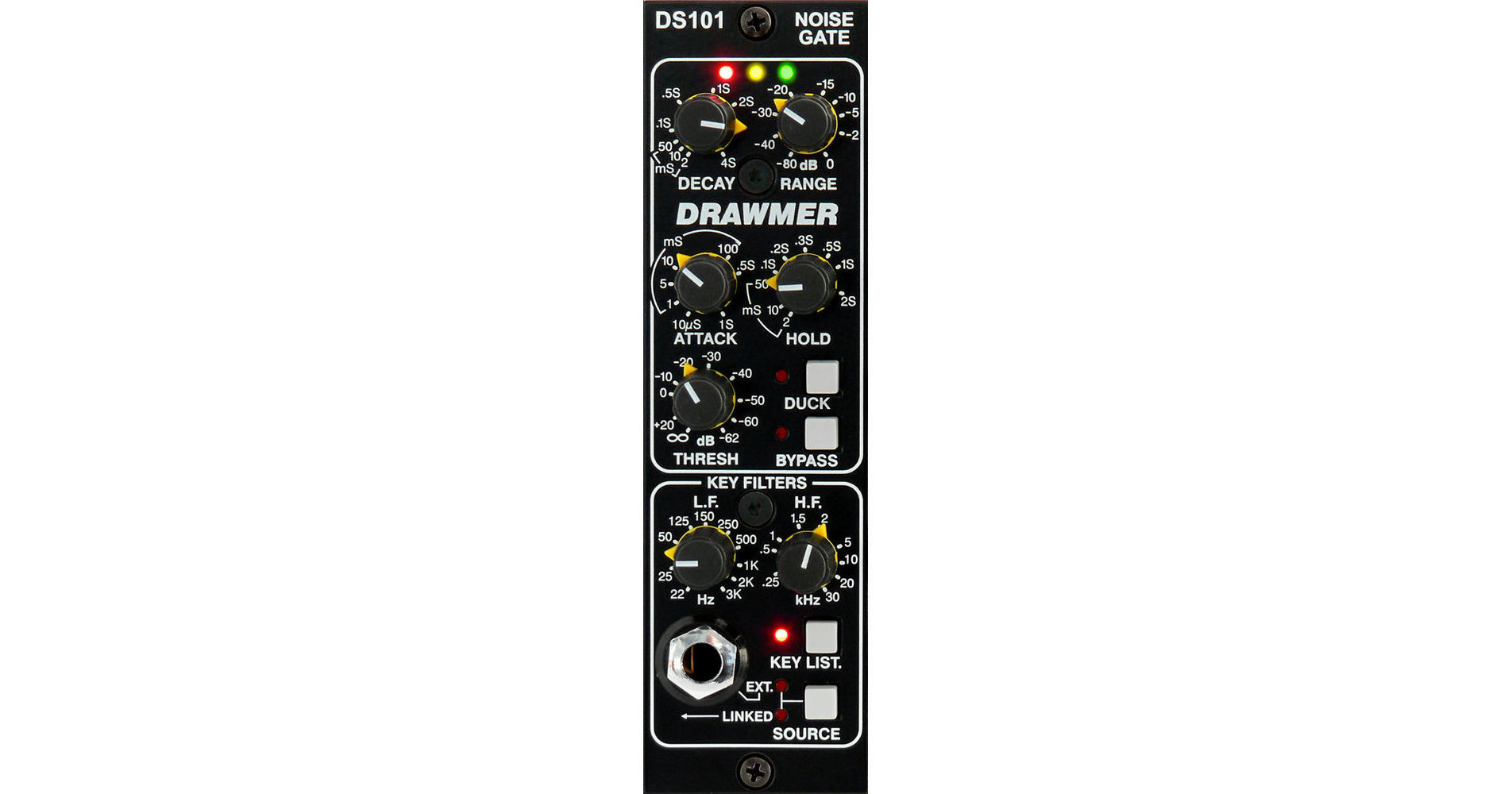 Drawmer DS101 Single-Channel Noise Gate for 500 Series Rack
