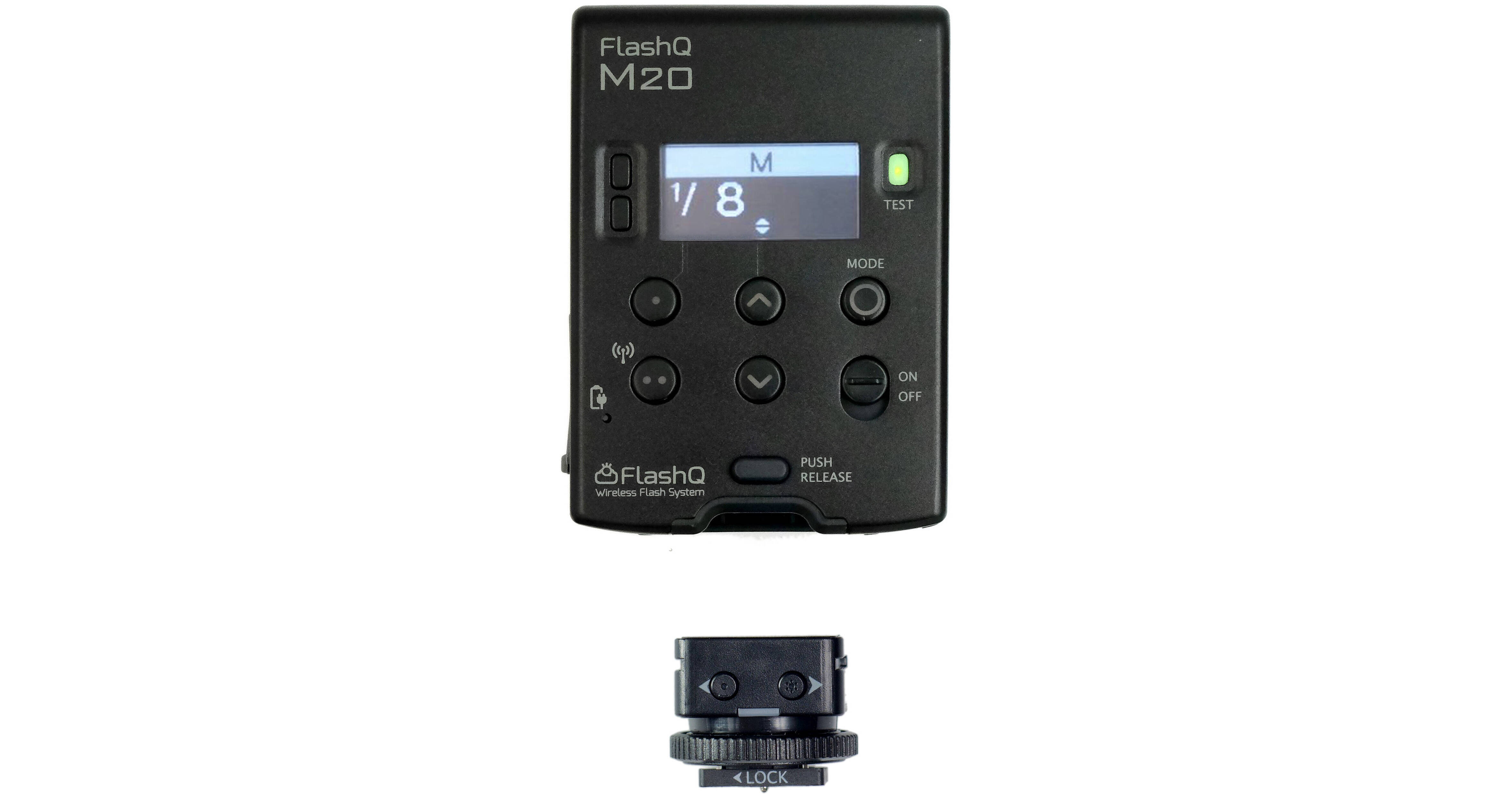 LightPix Labs FlashQ M20 with Transmitter 758475335386 B&H Photo