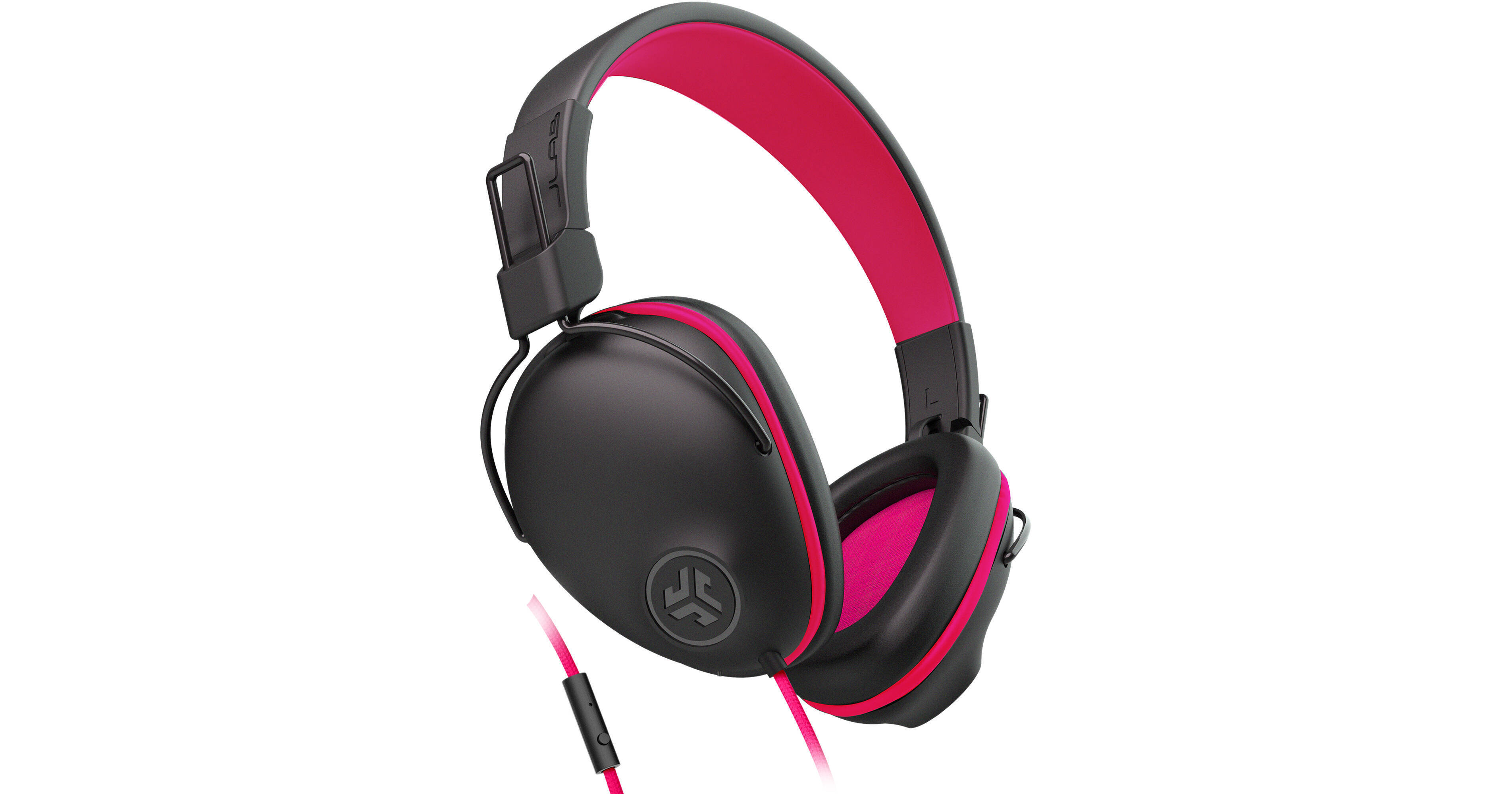 JLab JBuddies Pro Wired Over-Ear Kids Headphones HJPRORPNK4 B&H