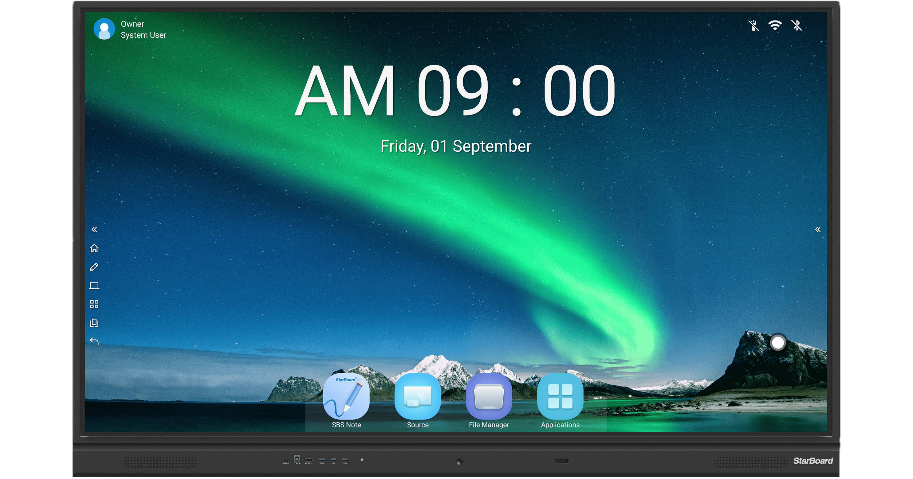 StarBoard Solution TE-YL5 Series 2 65" UHD 4K TE-YL5S-11.2-65