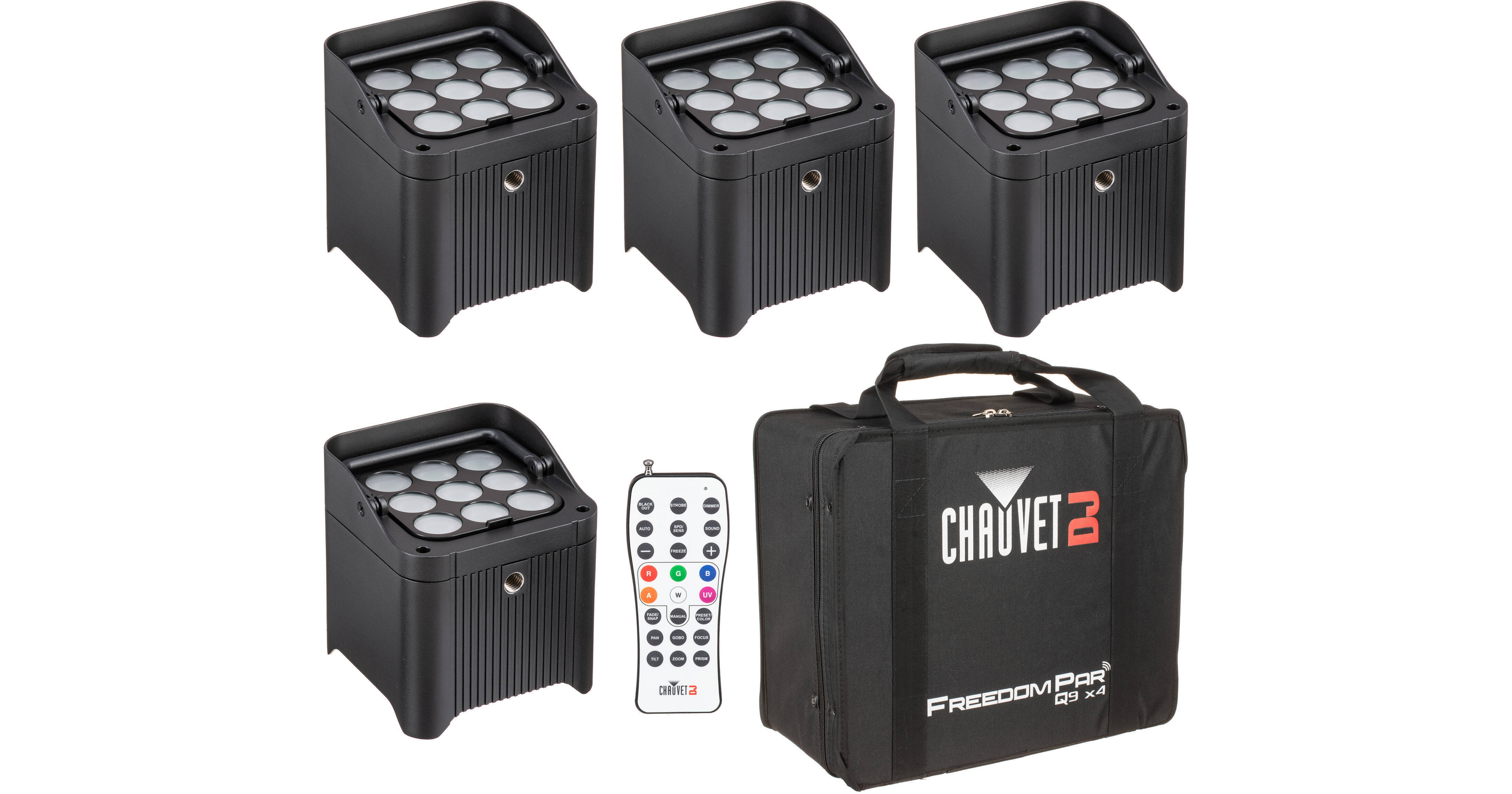 CHAUVET DJ Freedom Par Q9 X4 True Wireless RGBA FREEDOMPARQ9X4