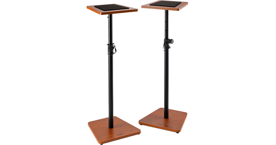 On-Stage Wood Studio Monitor Stands (Rosewood, Pair) SMS7500RB