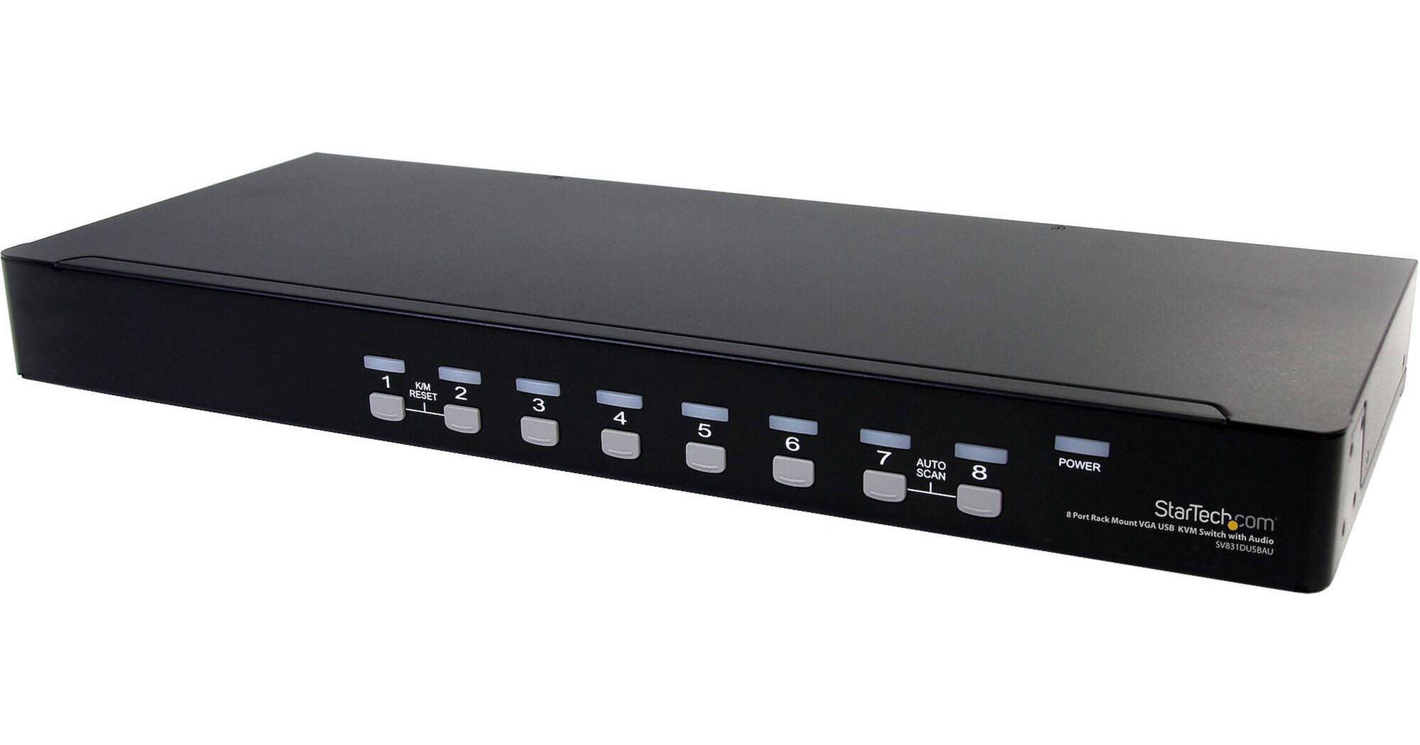 StarTech 8-Port Rackmount USB VGA KVM Switch SV831DUSBAU B&H StarTech 8-Port Rackmount USB VGA KVM Switch SV831DUSBAU B&H