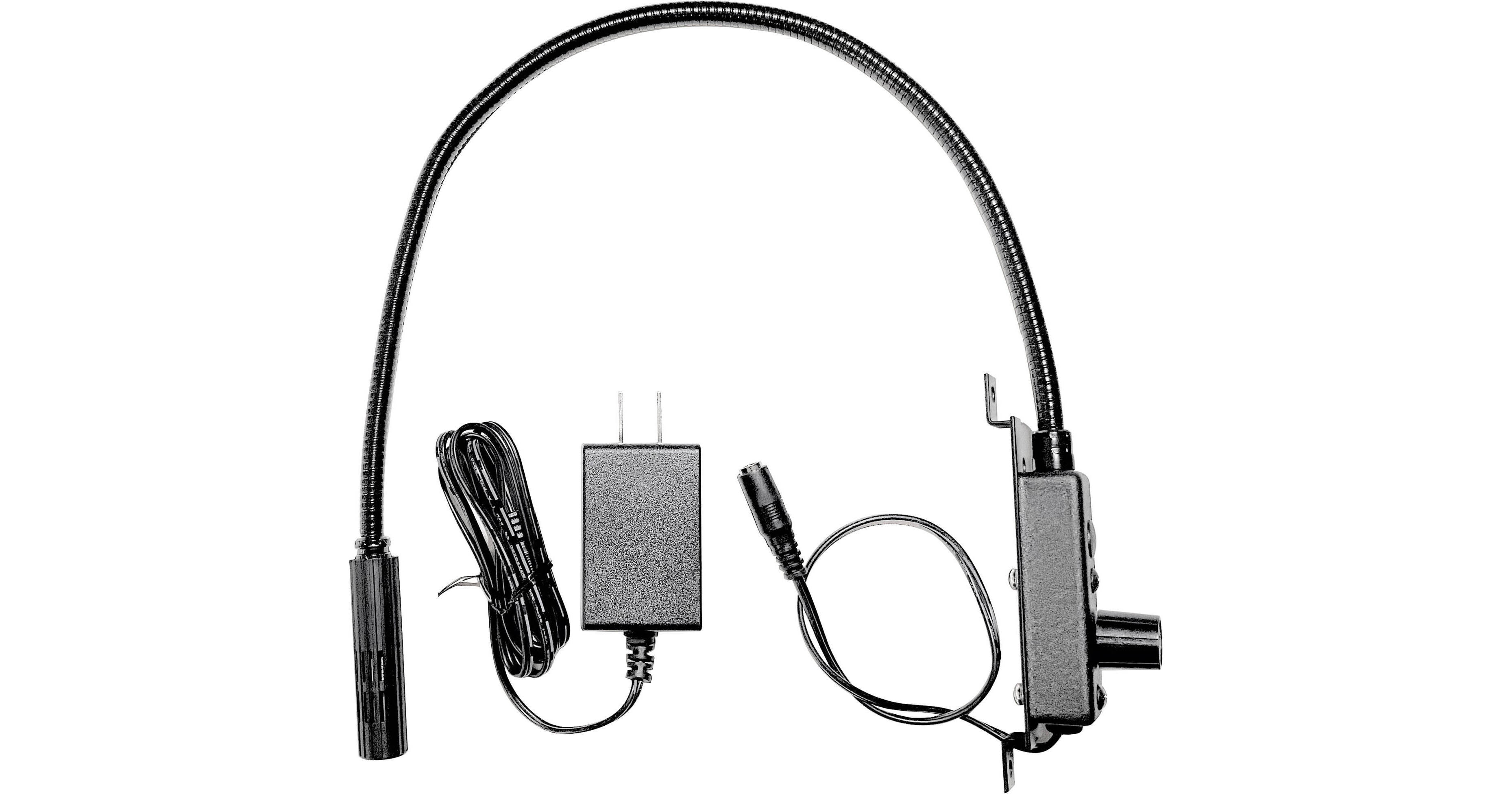 Video Mount Products Rail Mount LED Gooseneck Rack ER-LIGHT-118