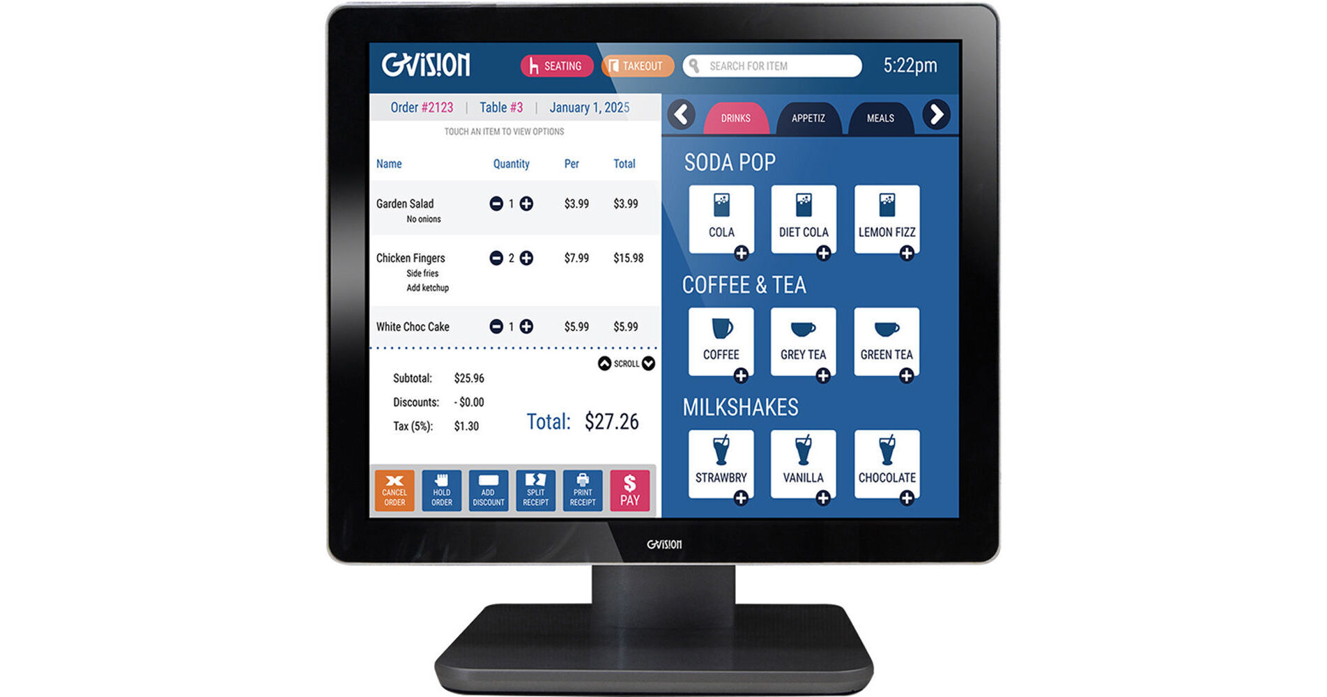 GVision USA 17" SXGA PCAP Touchscreen Display D17ZH-AV-45PT B&H