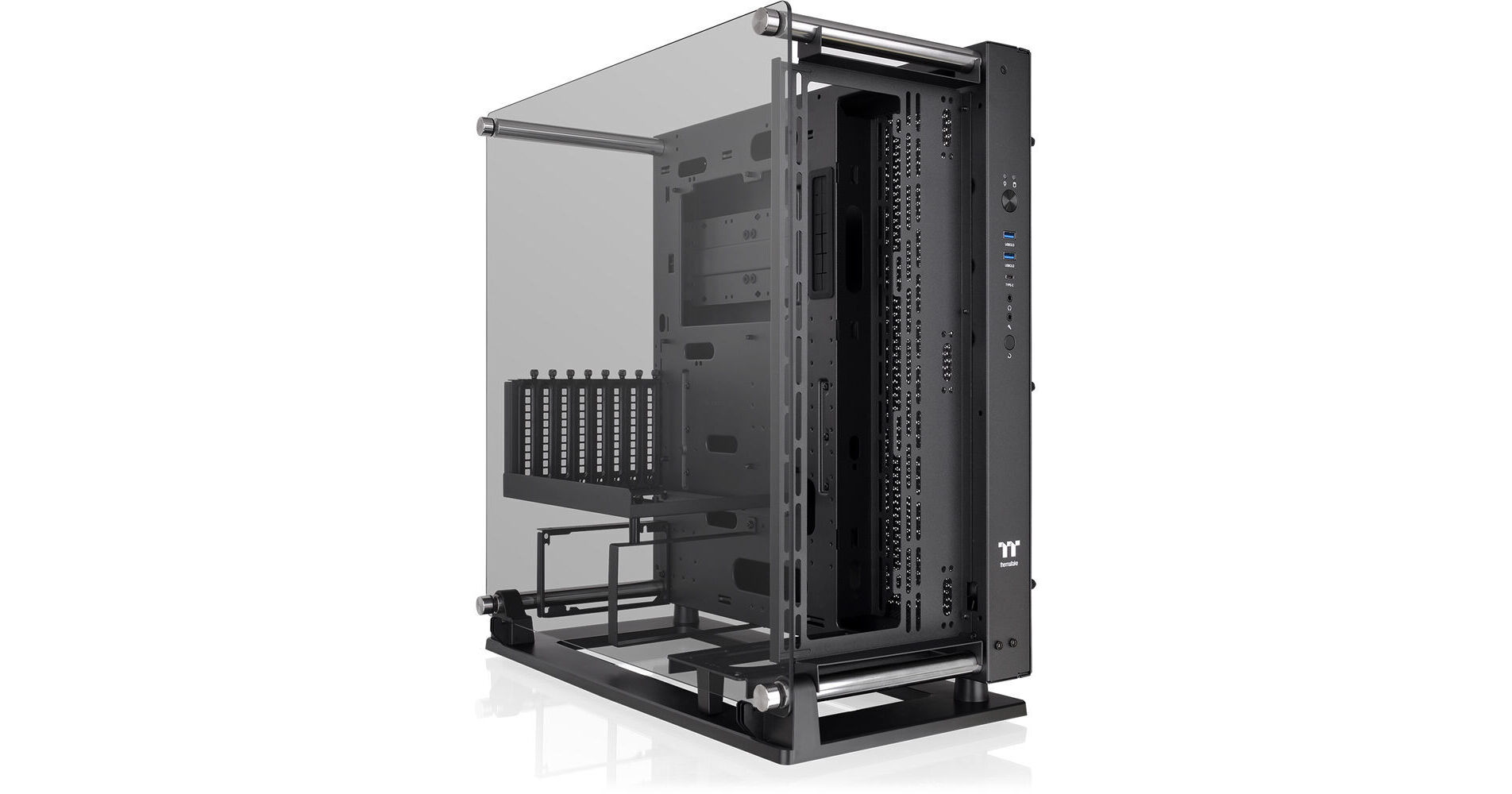 Thermaltake Core P3 TG Pro Mid-Tower Case (Black)
