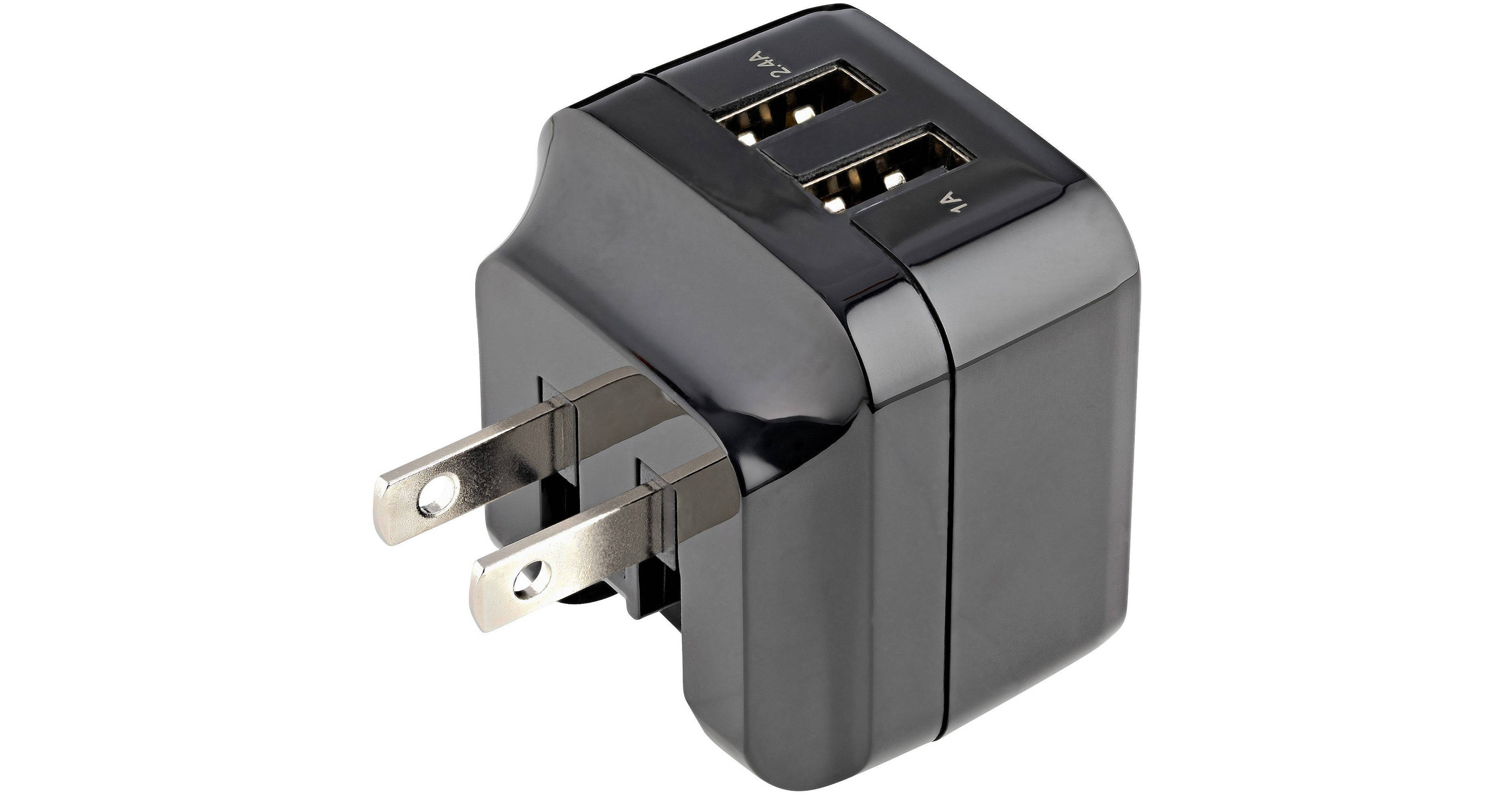 StarTech Dual-Port 17W USB Wall Charger USB2PACBK B&H Photo Video