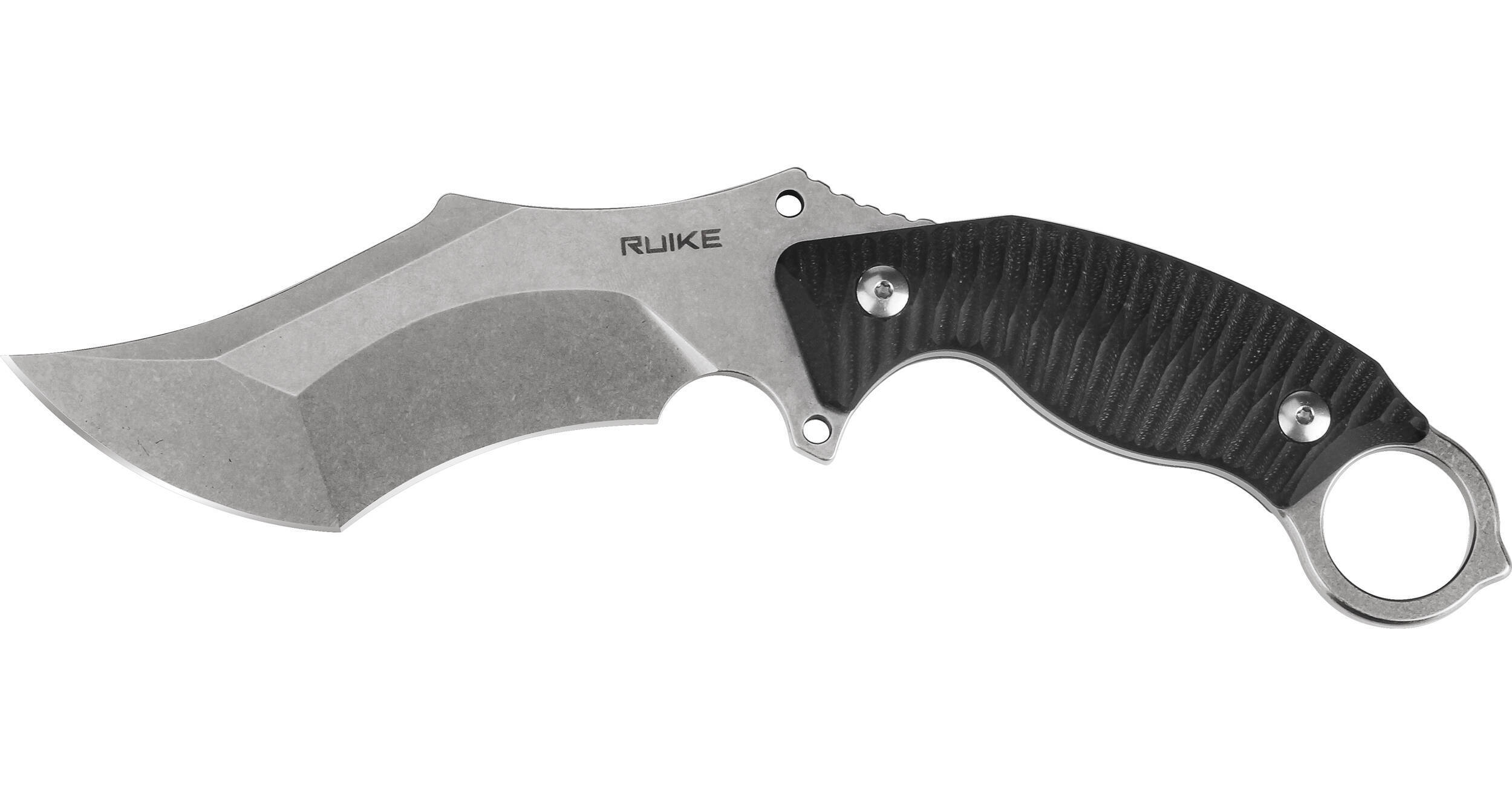 Ruike F181 Fixed Blade Knife (Black Handle) F181-B B&H Photo
