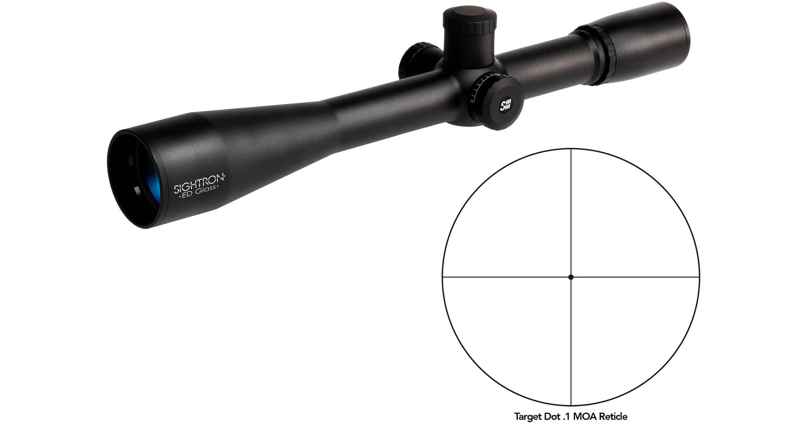 Sightron 45x45 SIII ED Riflescope (Target Dot .1 Reticle) 25150