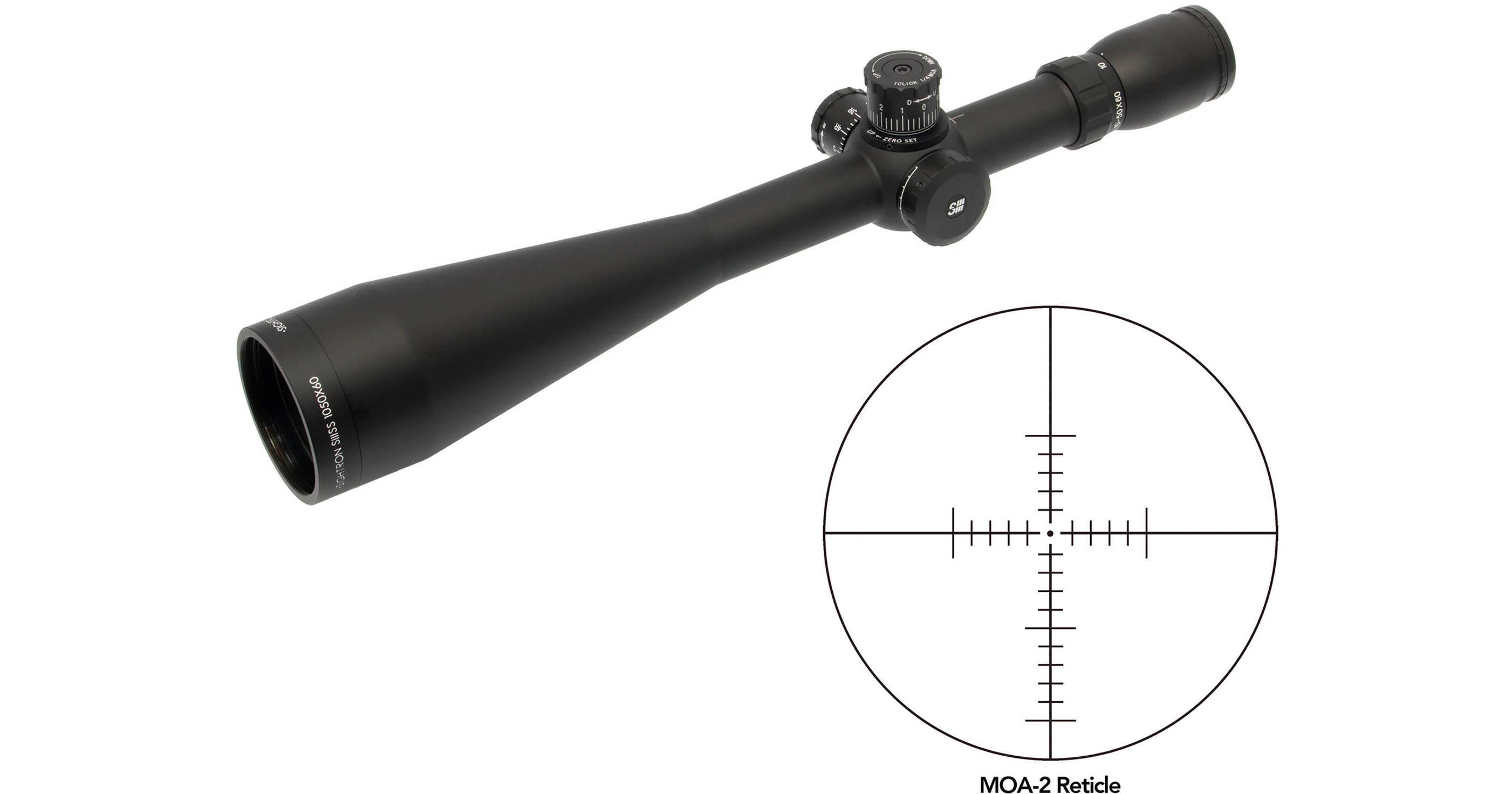 Sightron 10-50x60 SIII Zero Stop Long Range Riflescope 25176 B&H