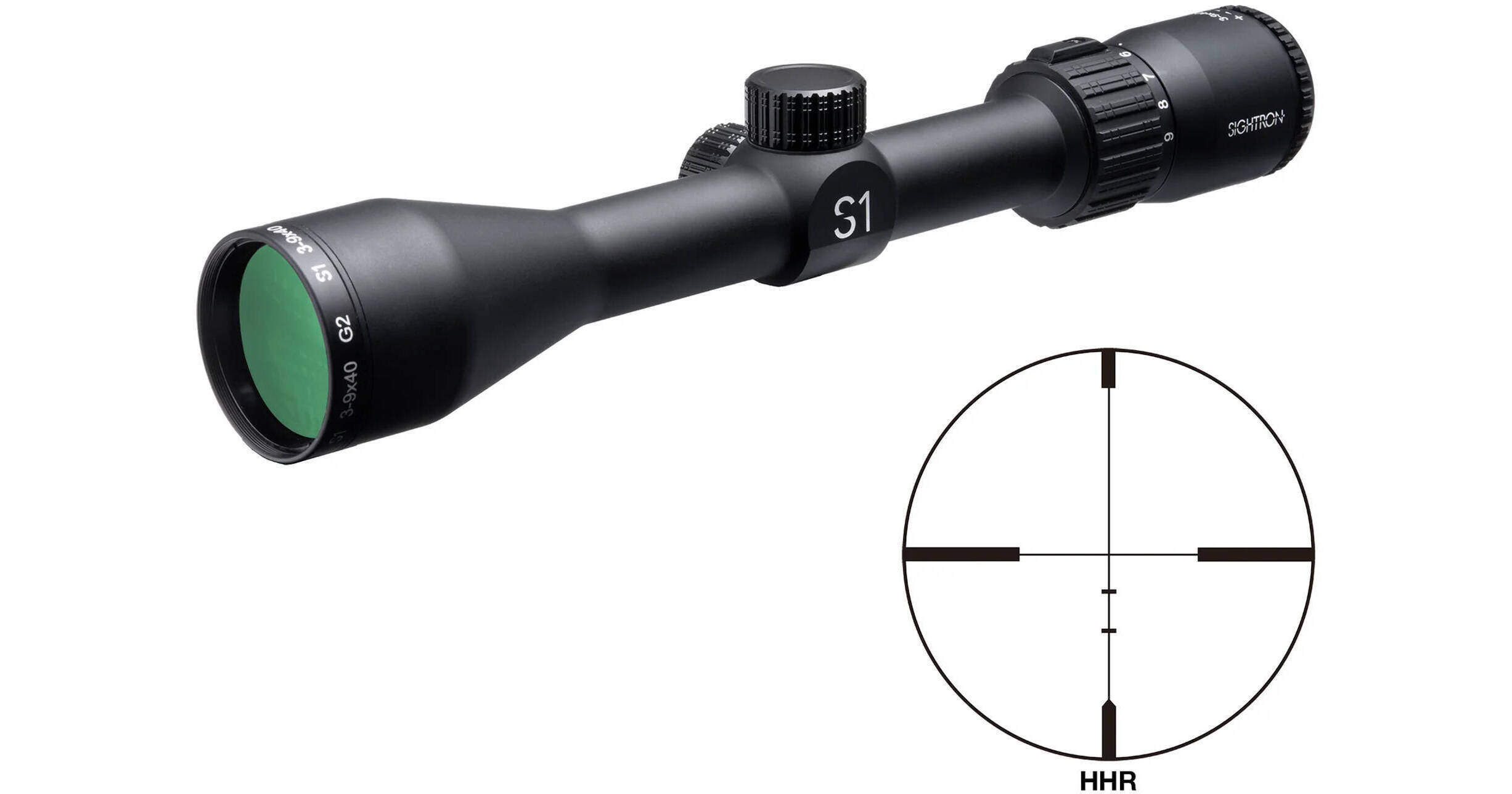 Sightron 3-9x40 S1 G2 Riflescope (HHR Reticle) 32002 B&H Photo