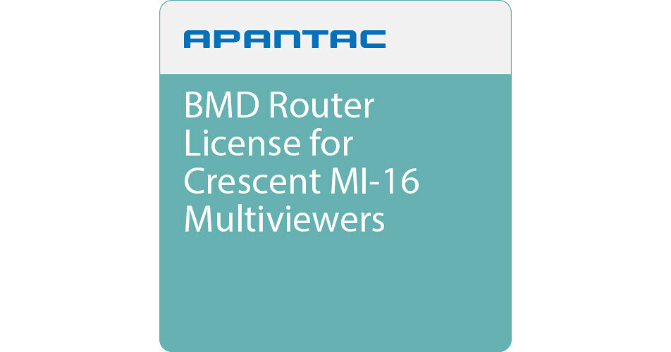 Apantac BMD Router License for Crescent BMD-RTR-LICENSE-MI-16
