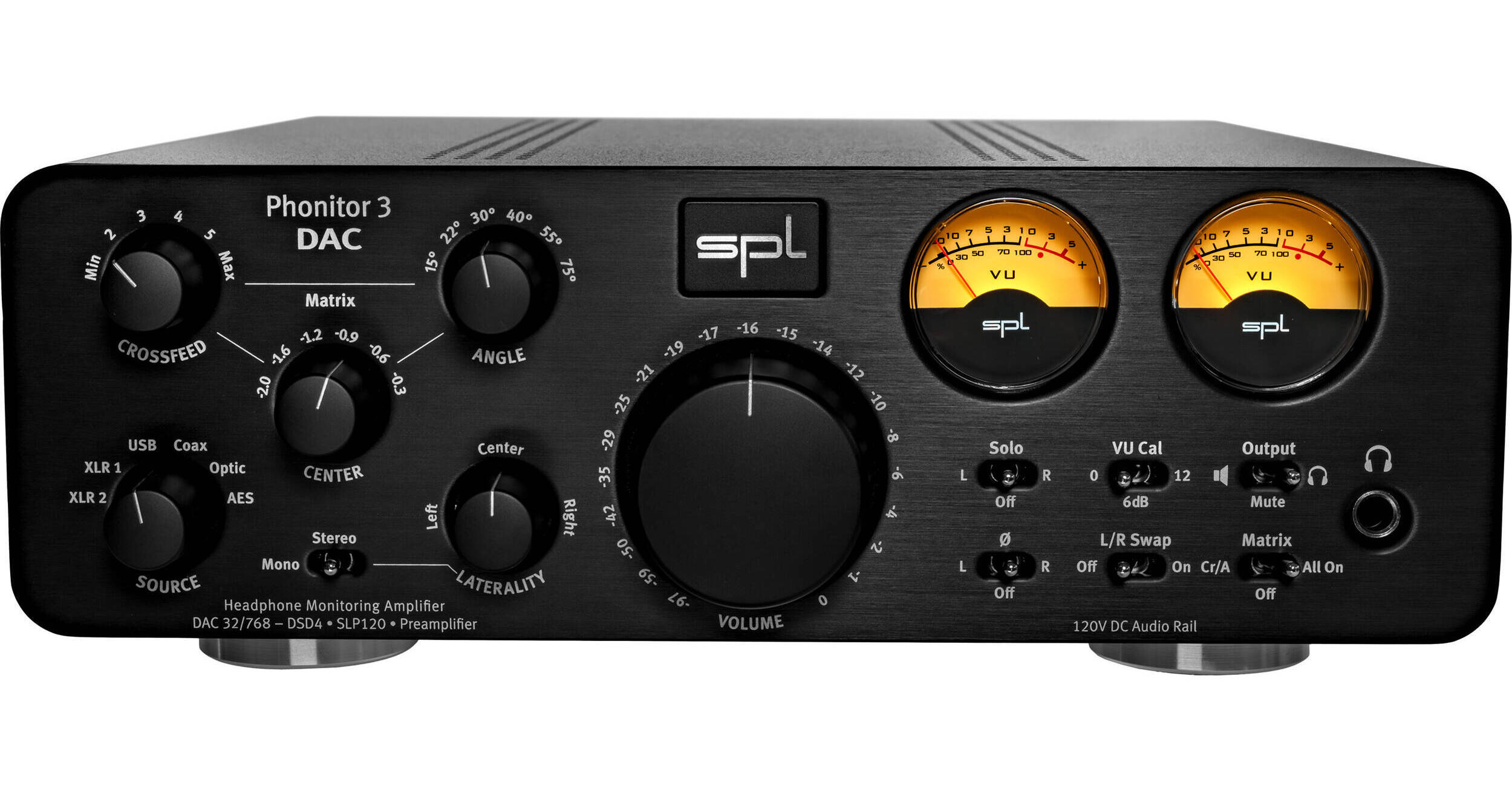 SPL Phonitor 3 DAC, Headphone Amp, and Monitoring Controller