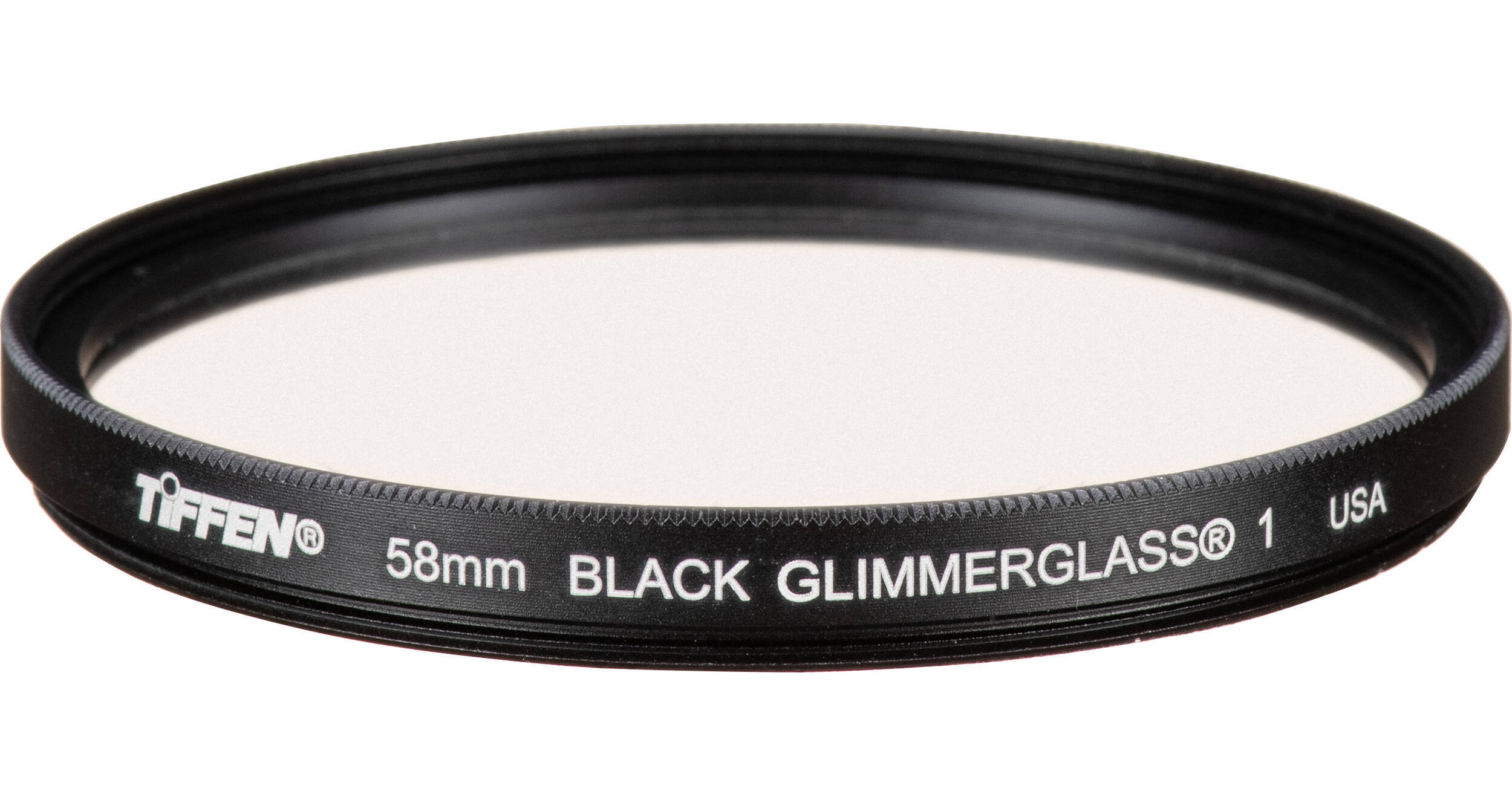 Tiffen Black Glimmerglass Camera Filter (58mm, Grade 1) 58BLKGG1