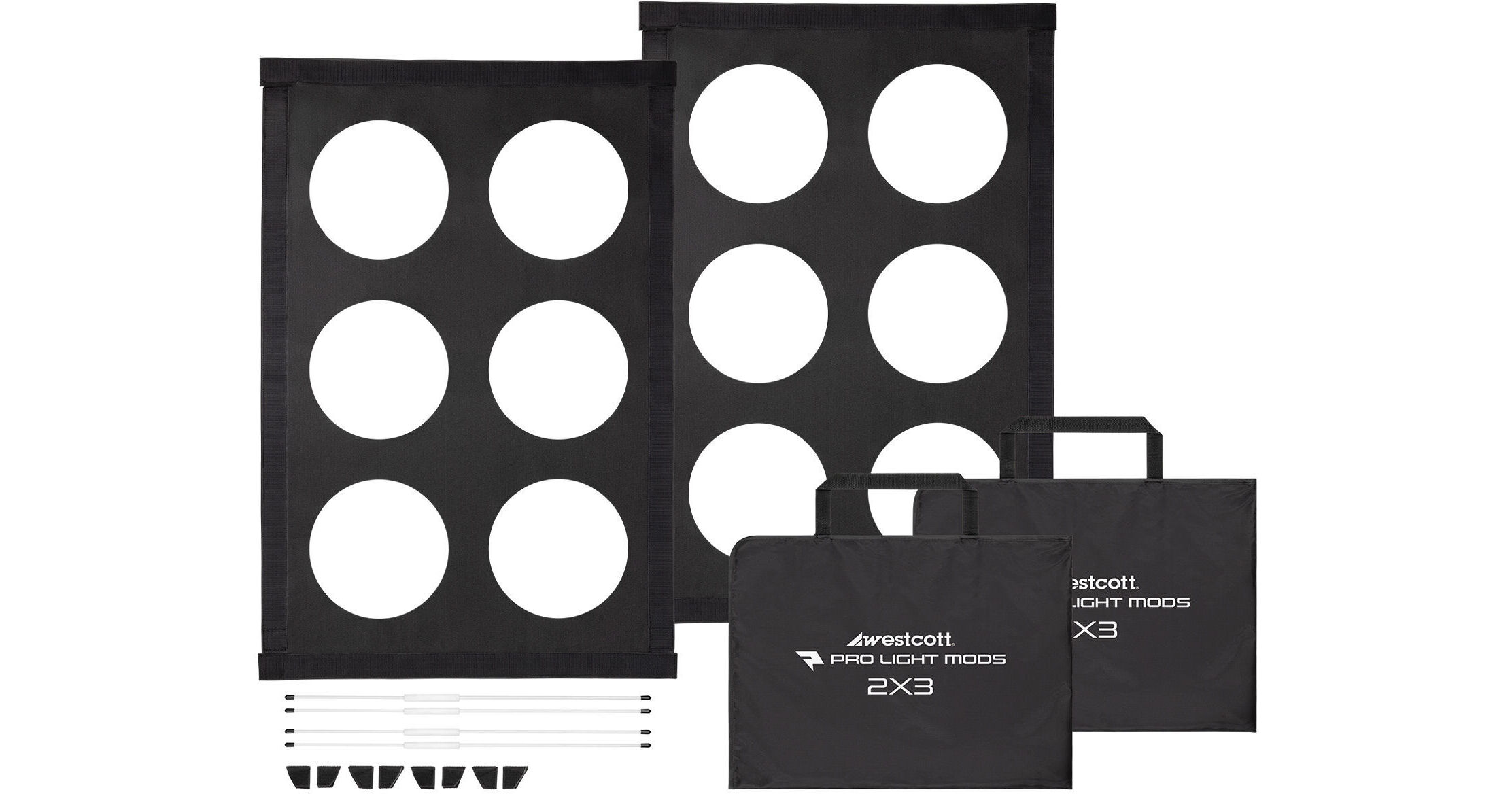 Westcott Pro Light Mods for Standard Softbox (2 x 3', 2-Pack)