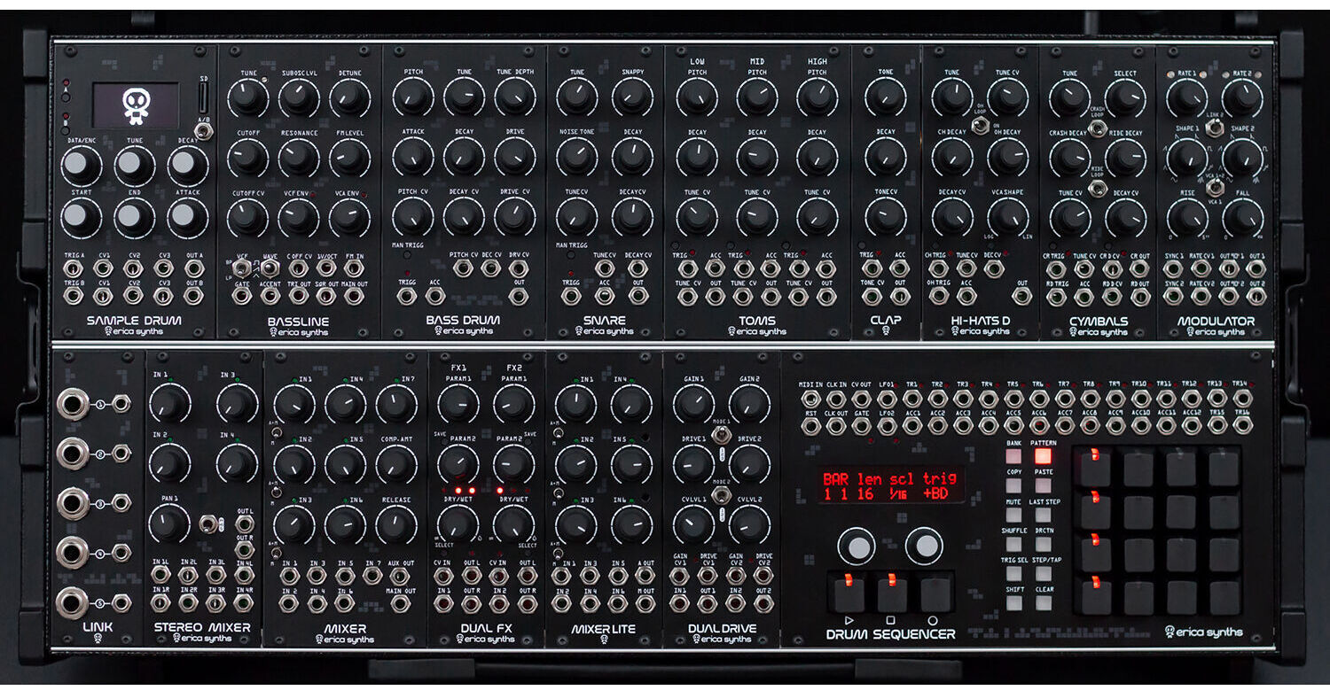 Erica Synths Techno System Eurorack Modular 4751030825908 B&H