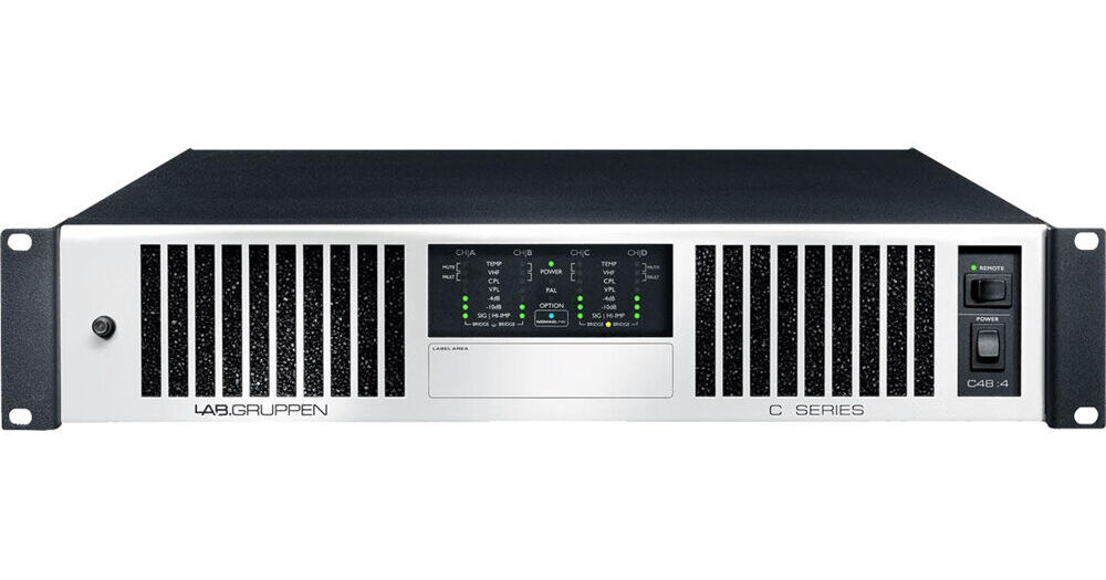 Lab.Gruppen C 48:4 4800W 4-Channel Amplifier with NomadLink C484
