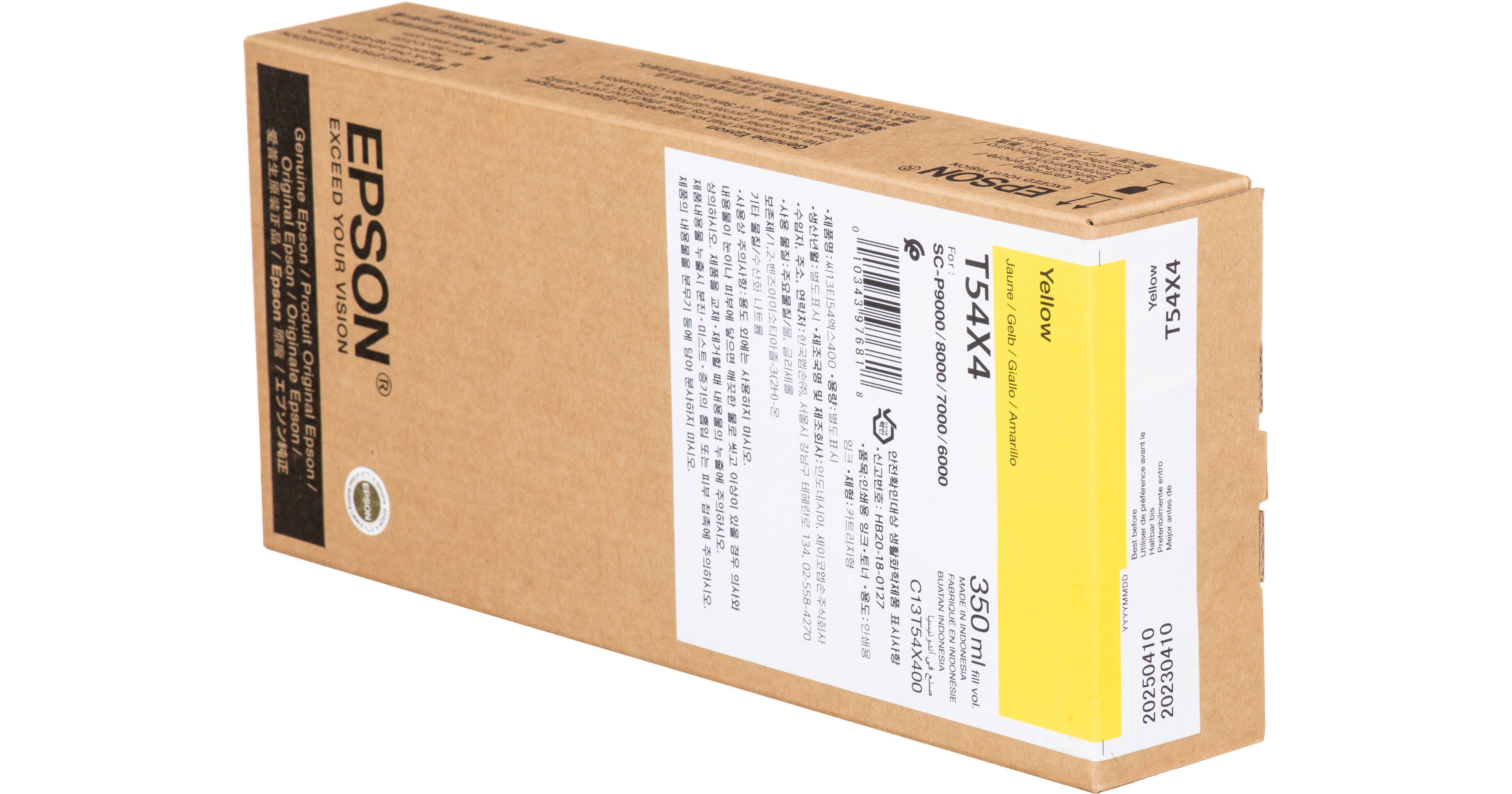 Epson T54X400 UltraChrome HD Yellow Ink Cartridge (350ml)