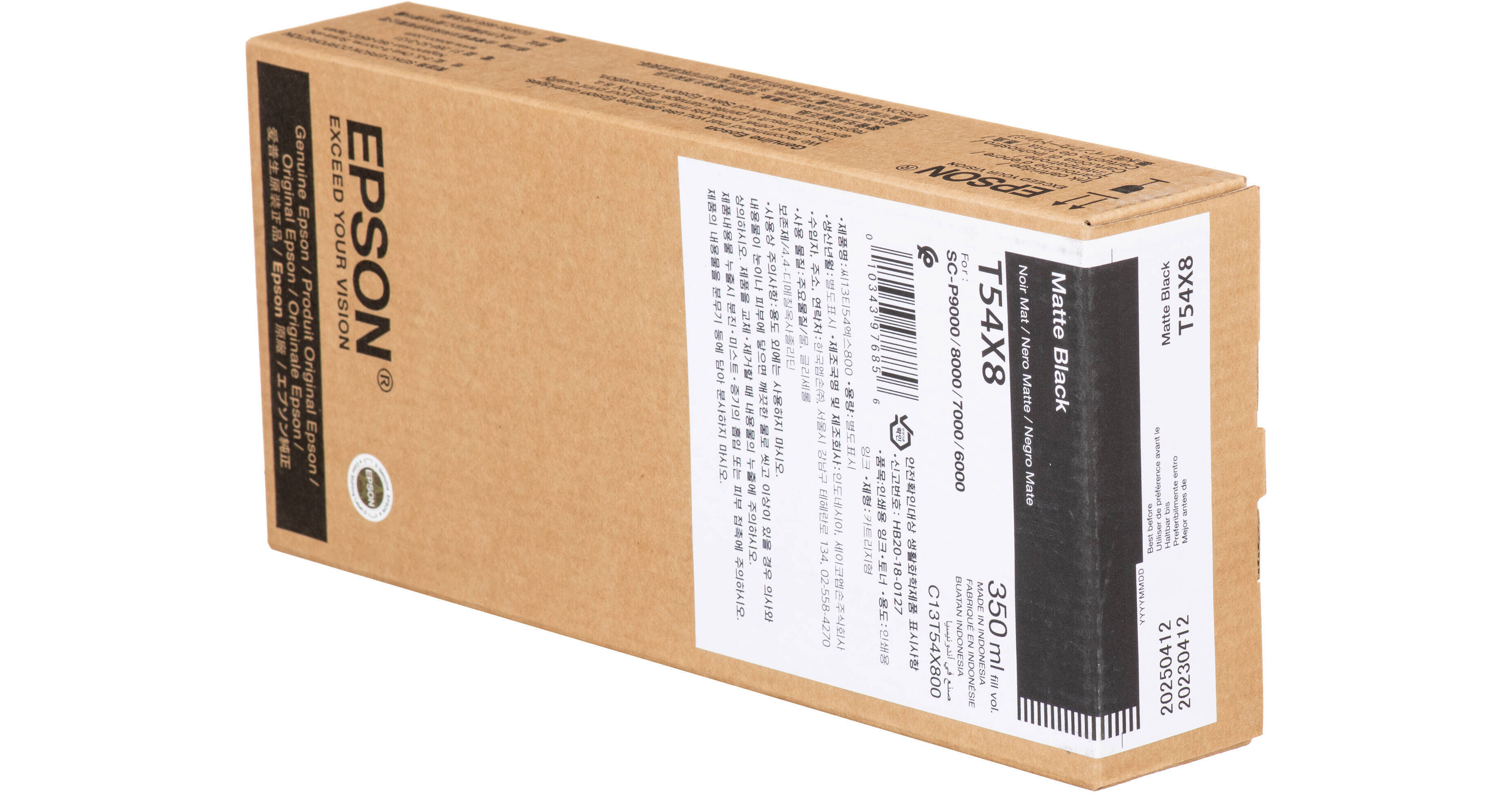 Epson T54X800 UltraChrome HD Matte Black Ink Cartridge T54X800