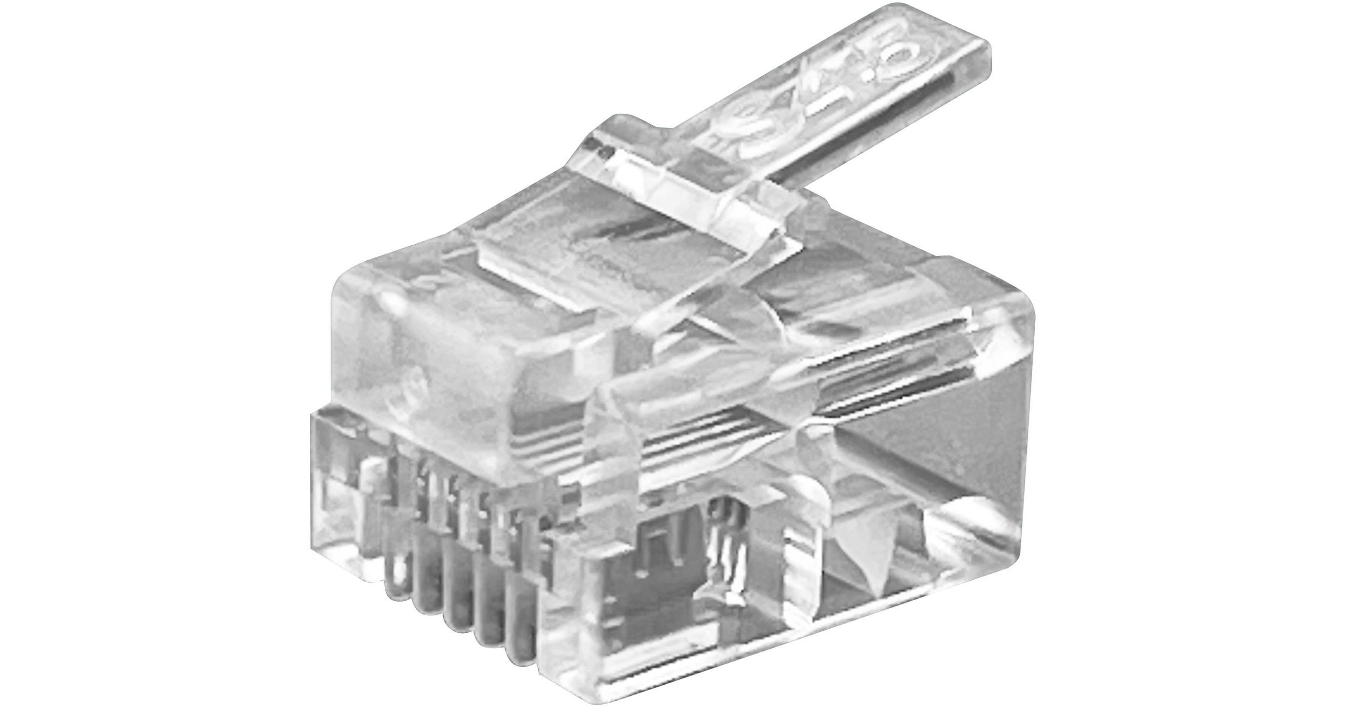 Simply45 Standard RJ11/RJ12 Modular Plug S45-0111 B&H Photo Video