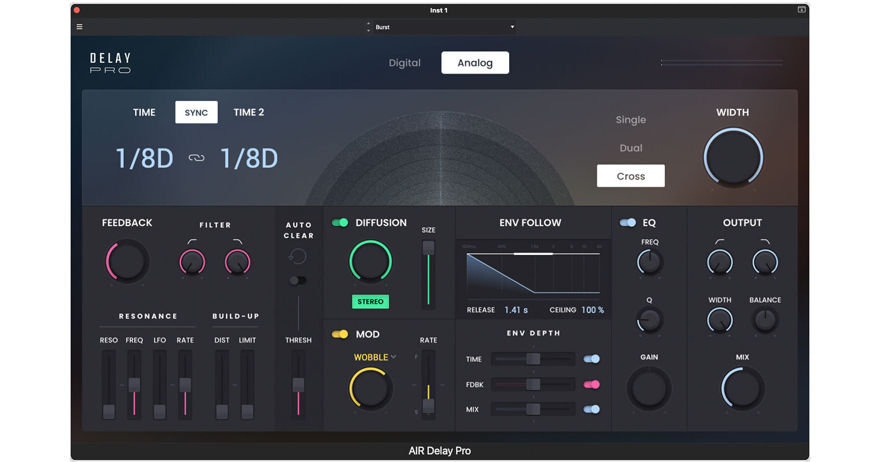 AIR Music Technology Air Delay Pro Software Plug-In AIR DELAY