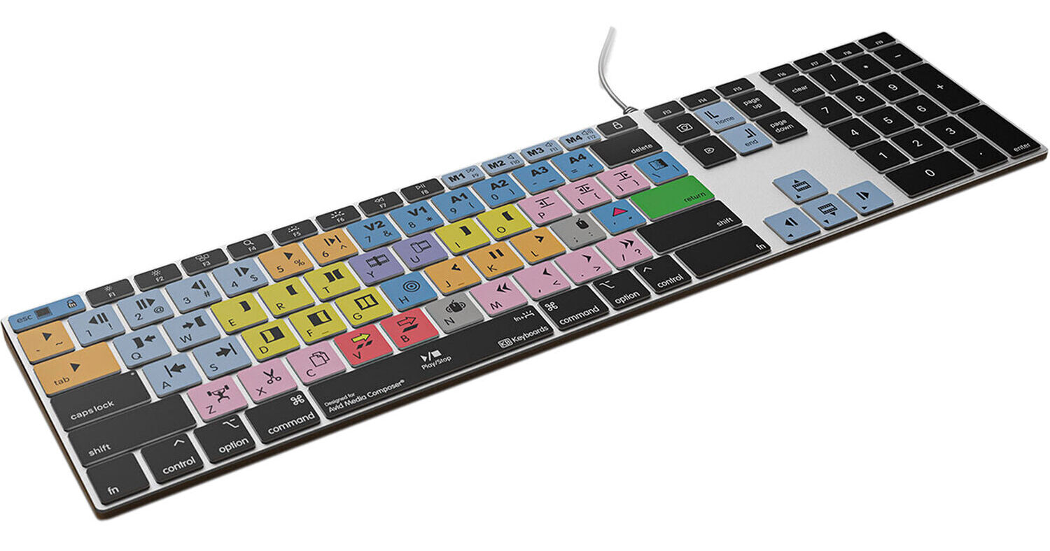 KB Covers Backlit Avid Media Composer AVIDMC-BLP-MAC-ANSI-US B&H