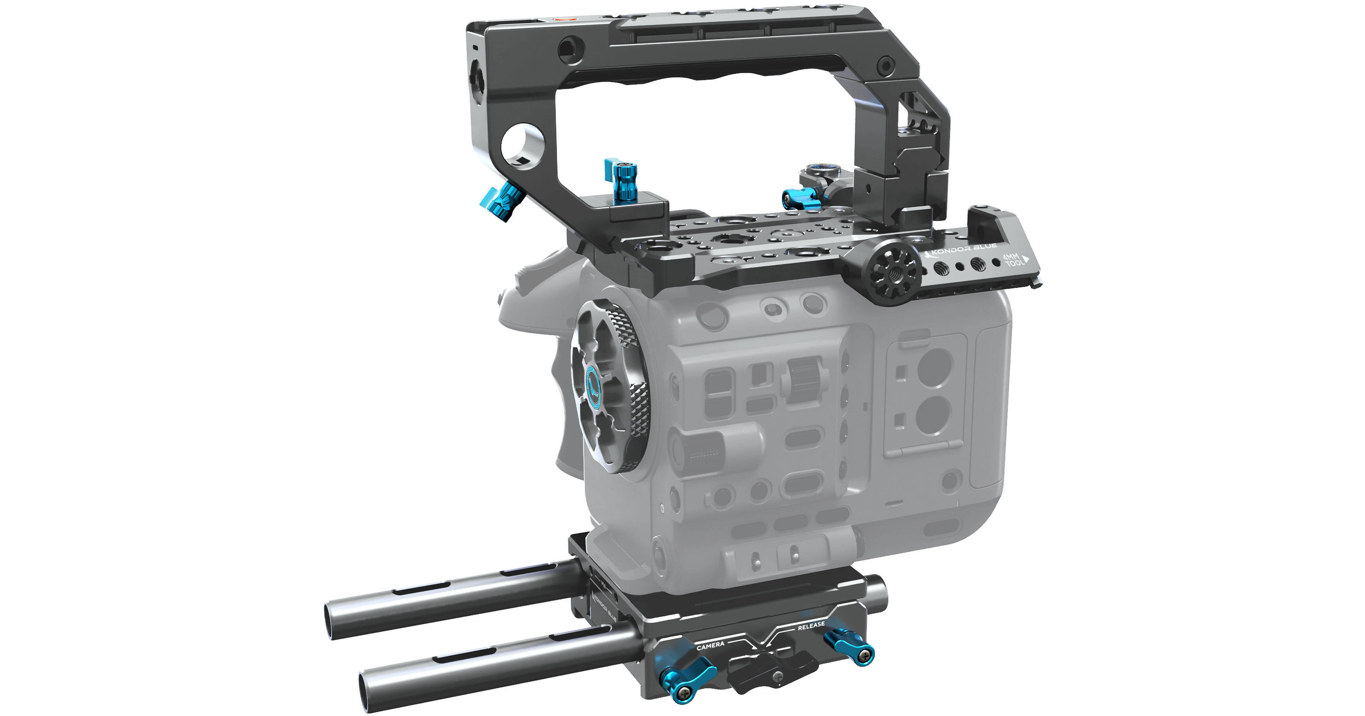 Kondor Blue Base Rig for Sony FX6 (Space Gray) KB_SFX6_BASERIG