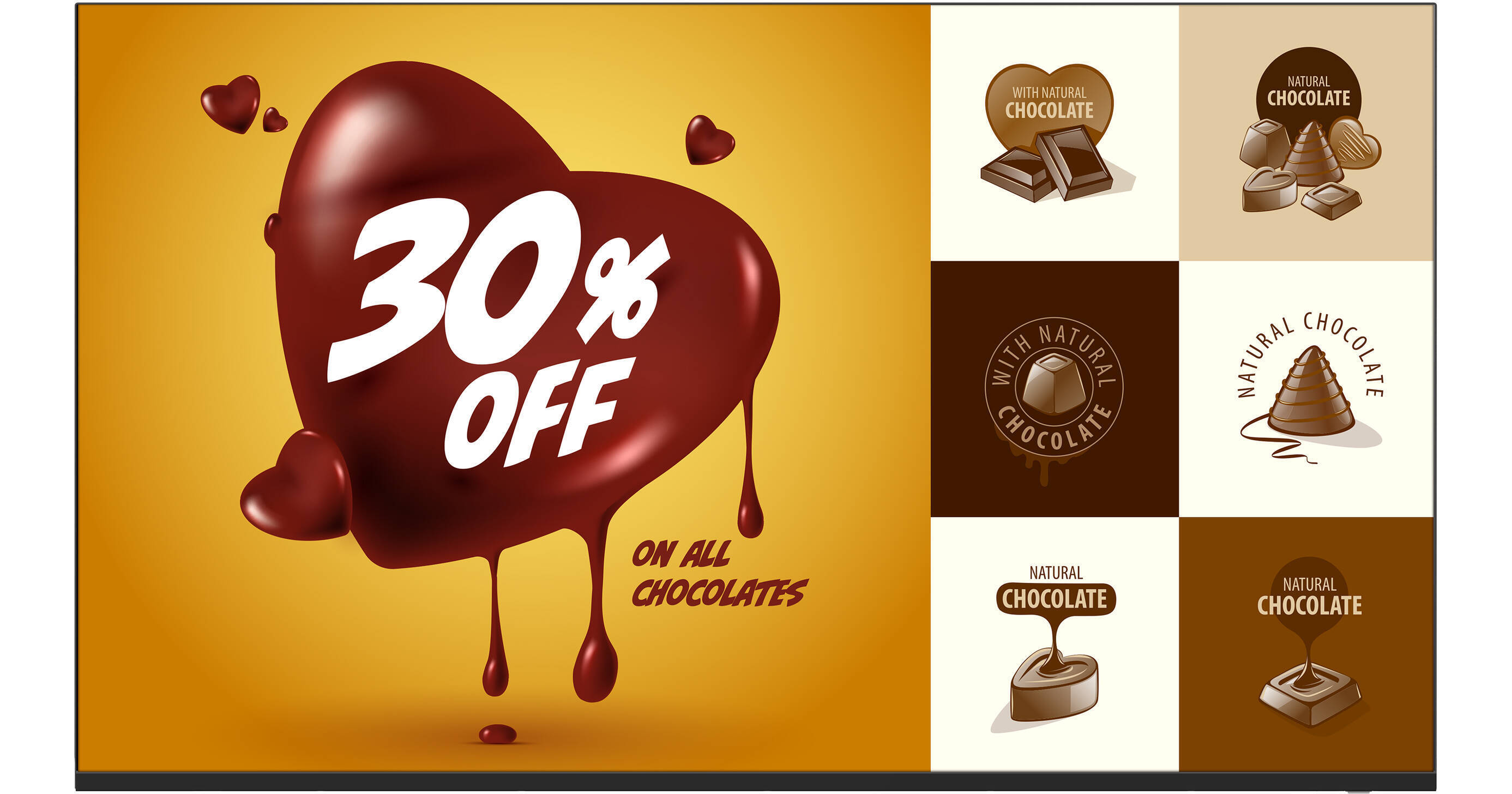 Sharp AQUOS 4P-B55EJ2U 55" 4K HDR Commercial Display 4PB55EJ2U