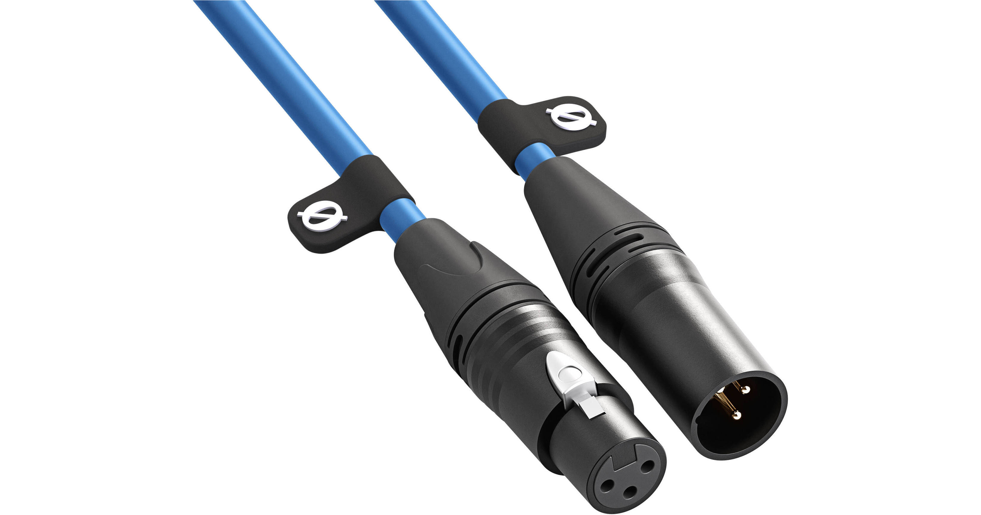 RODE XLR Male to XLR Female Cable (9.8', Blue) XLR3M-B B&H Photo