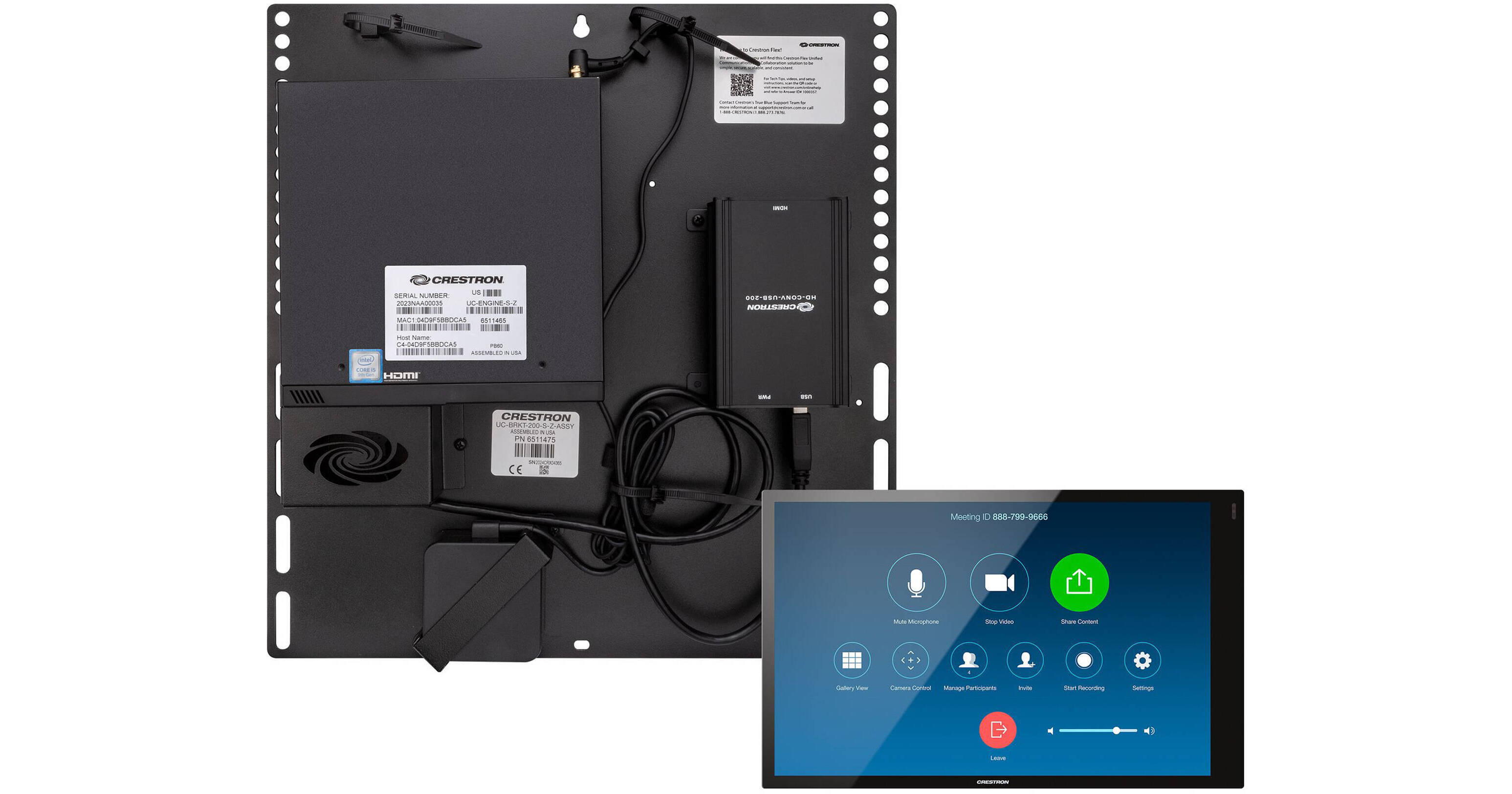 Crestron Flex Video Conference System Integrator Kit UCC100ZWM