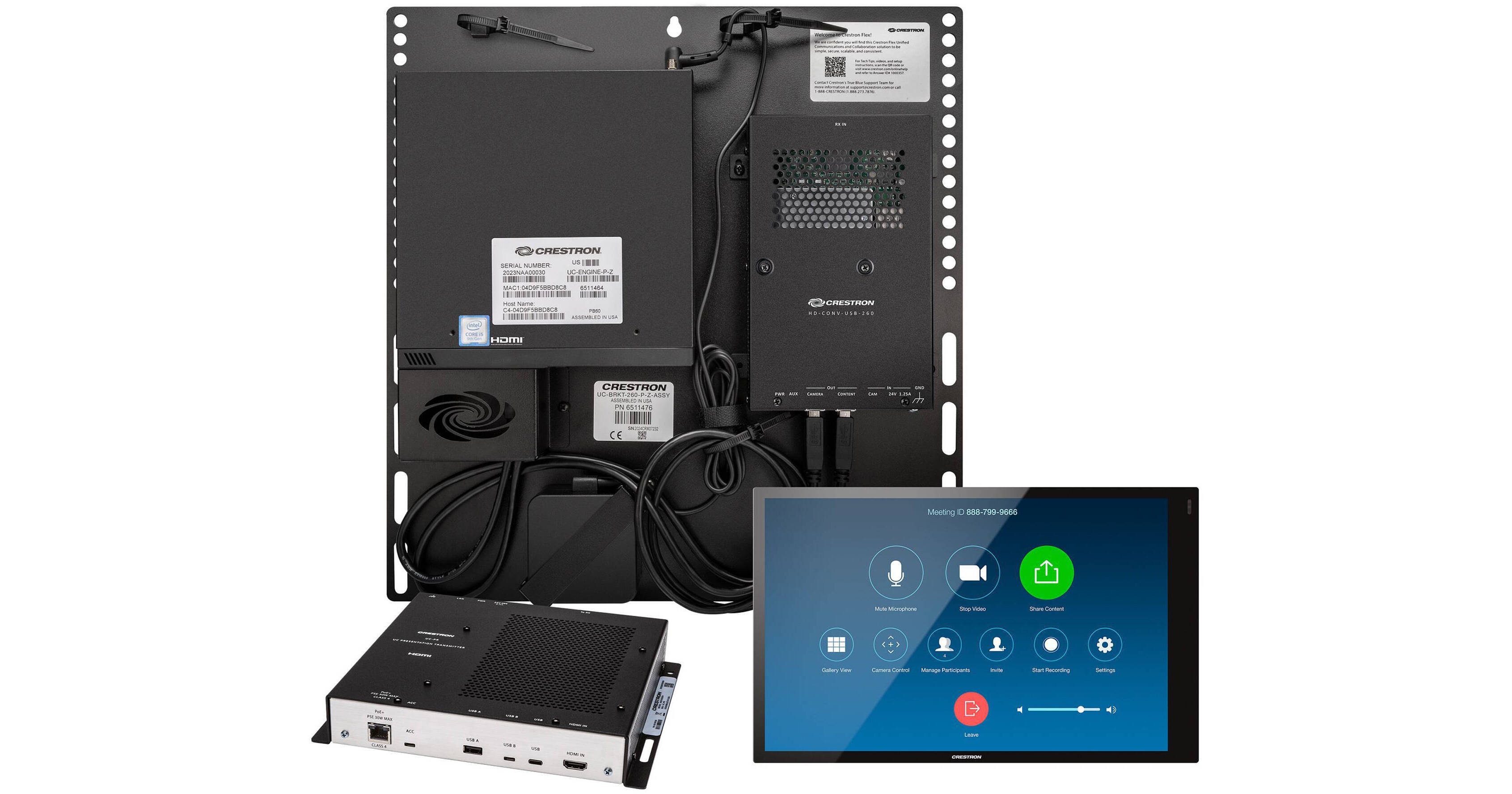 Crestron Flex Advanced Video Conference System UCCX100ZWM B&H