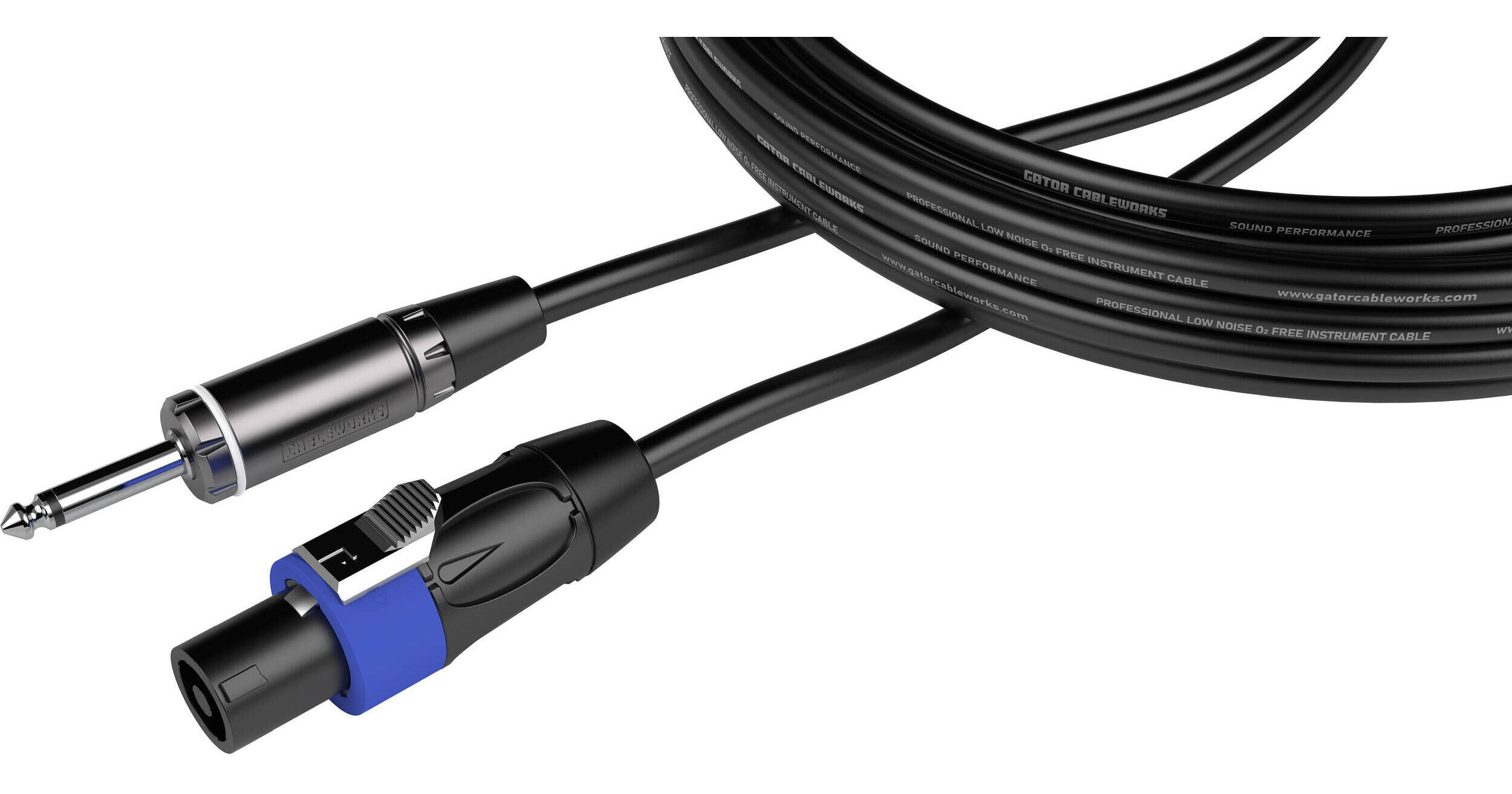 Gator Composer Series TS to Twist Lock CBW-CPSRSPKR1TWLK-CBLE-50