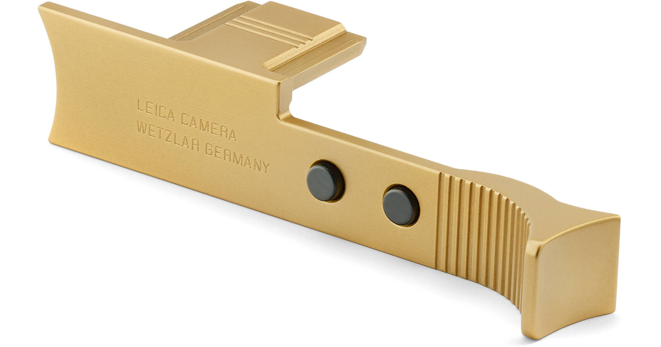 Leica Thumb Support Q3 (Brass, Blasted Finish) 19532 B&H Photo
