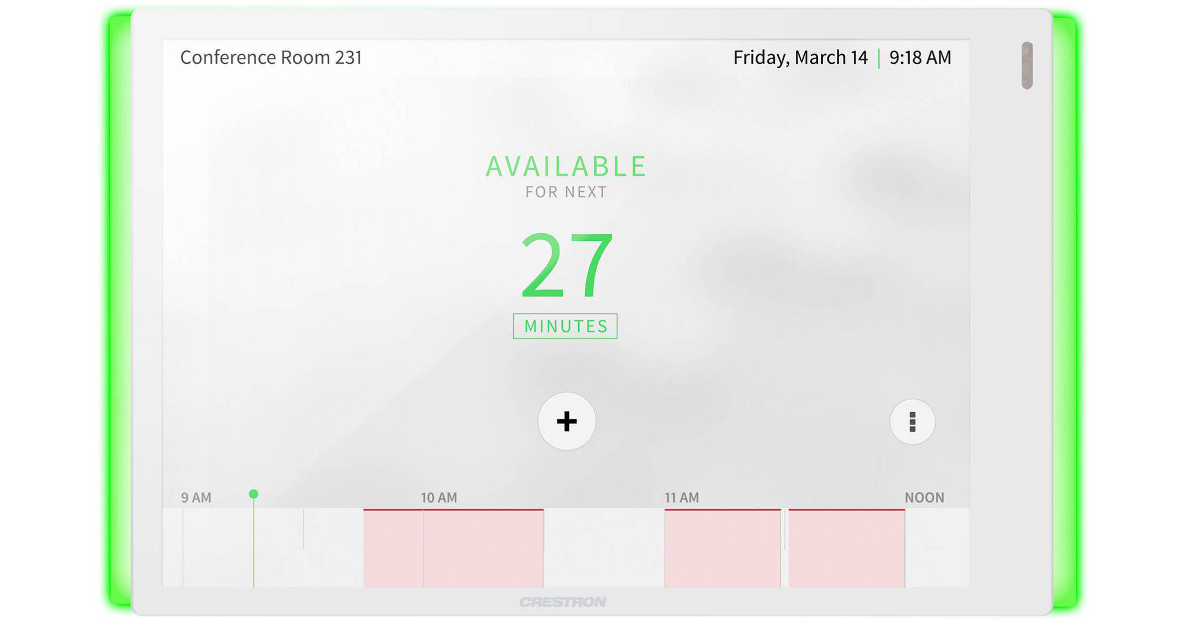 Crestron 7" Room Scheduling Touchscreen TSS-770-W-S-LB KIT B&H