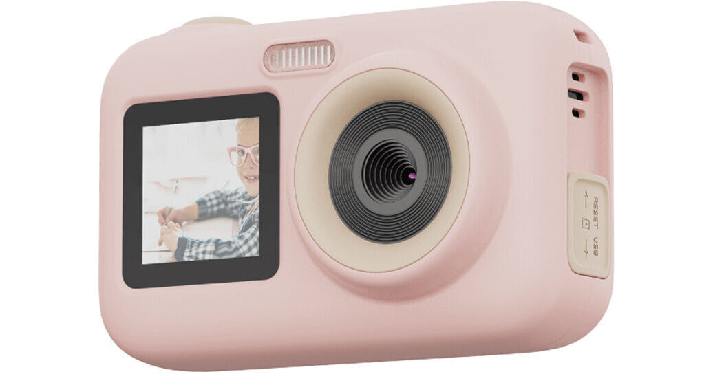 SJCAM FunCam+ Dual-Screen Action Camera for Kids (Pink) FUNCAM+P