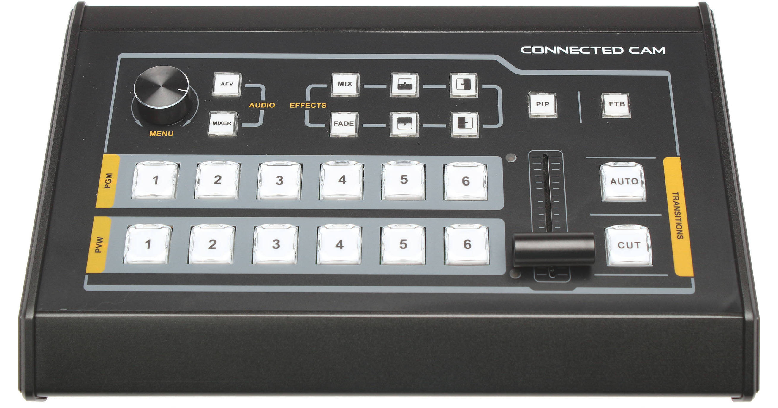 JVC KM-HD6 6-Input HD Video Switcher with USB-C Streaming KM-HD6